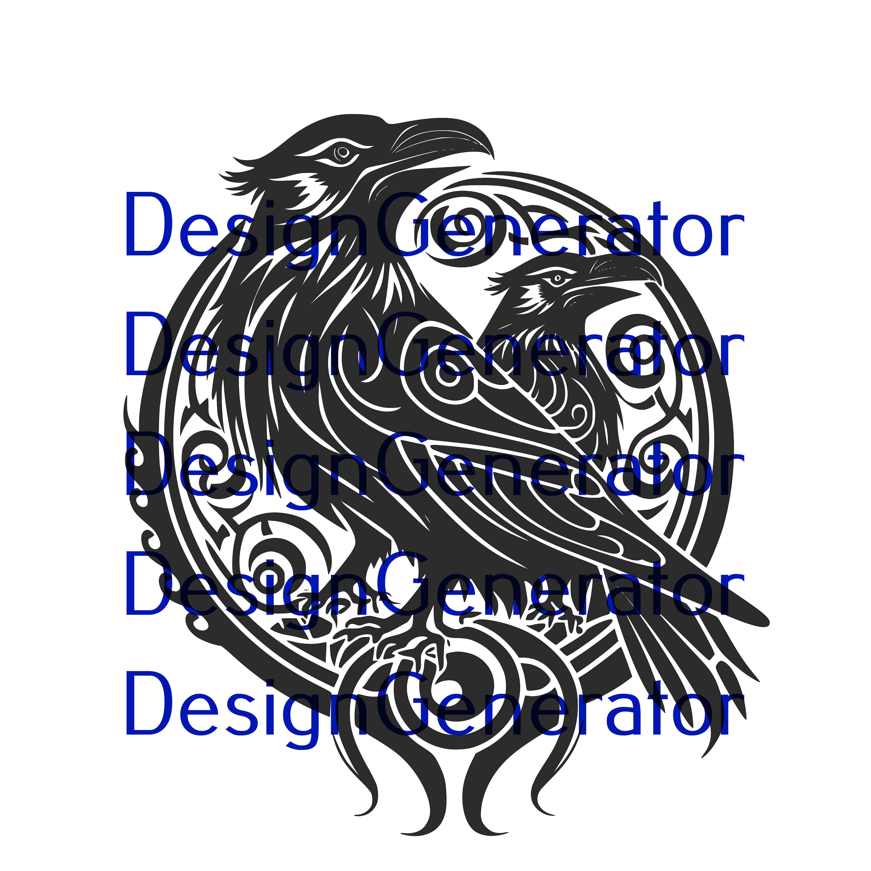 13 Odin's Ravens SVG and PNG Bundle – Hugin and Munin Norse Mythology ...