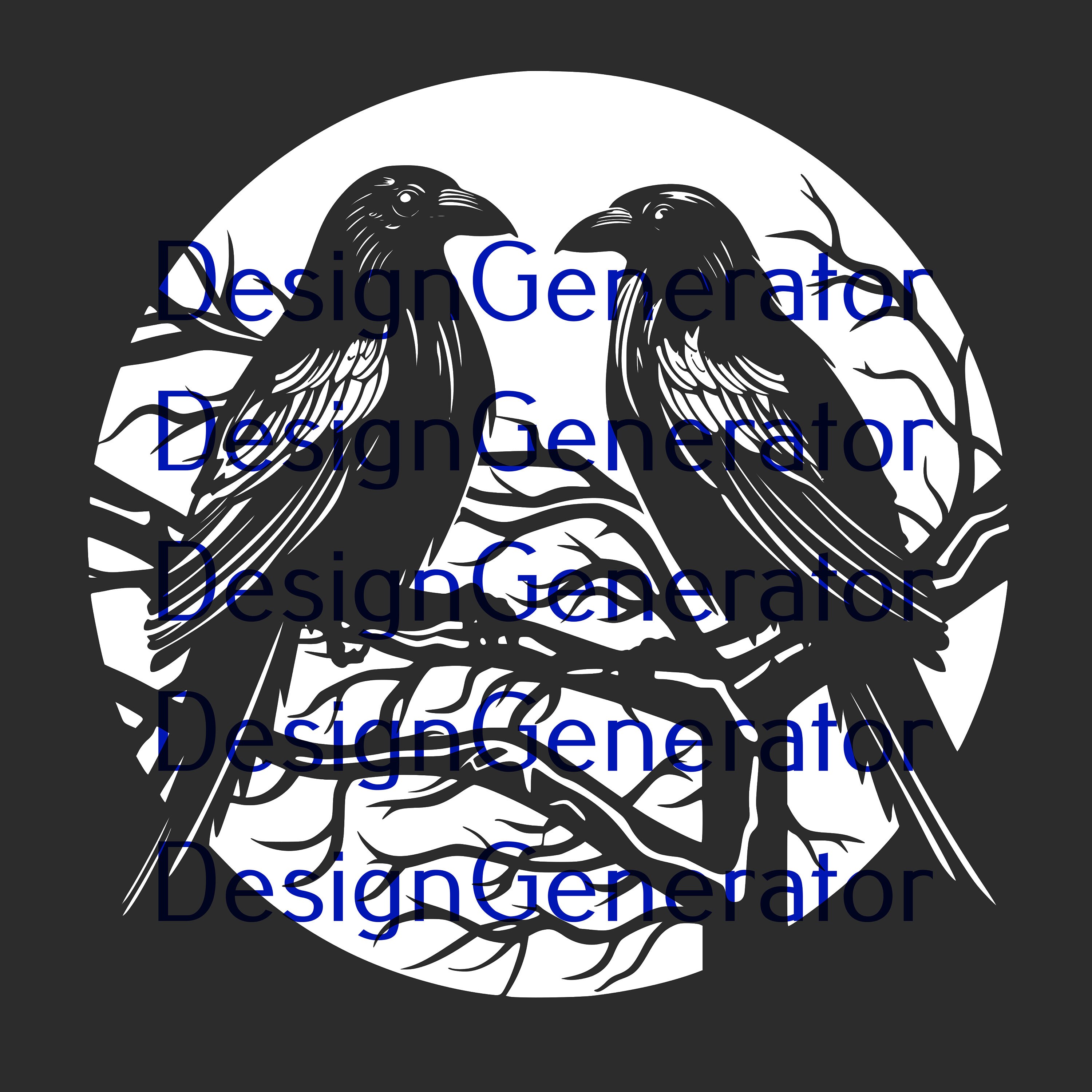 13 Odin's Ravens hugin and Mugin SVG and PNG Bundle - Etsy