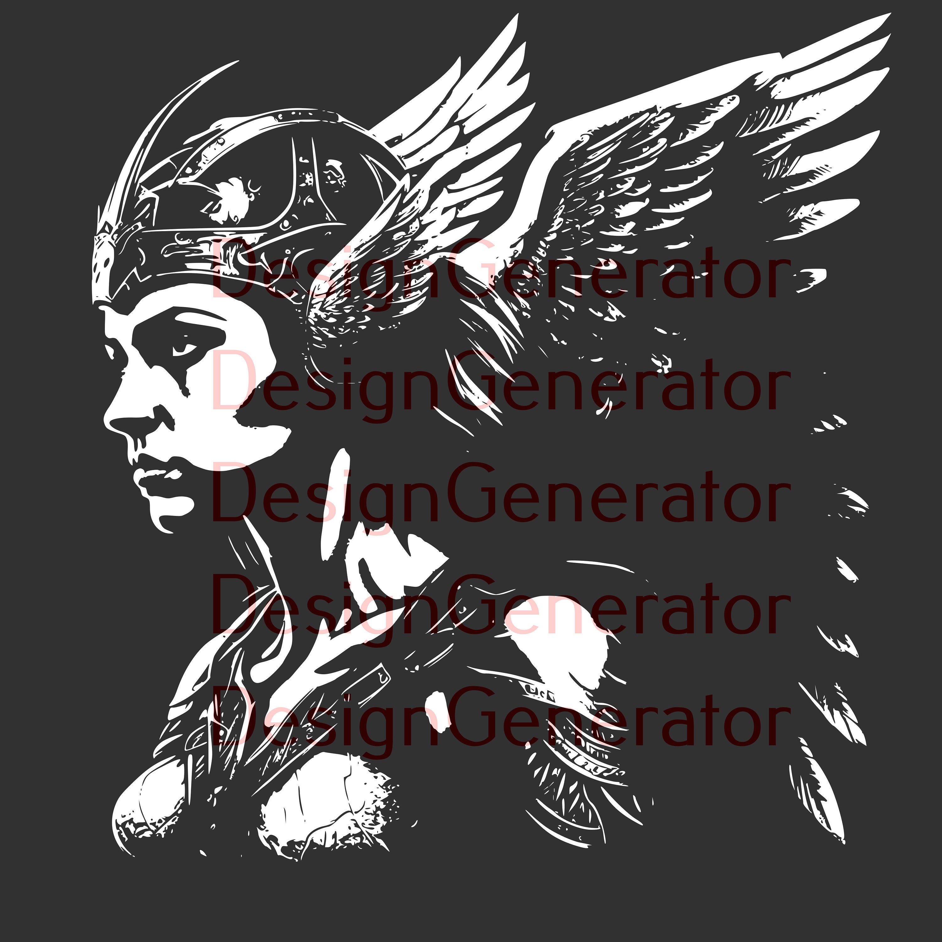 11 Valkyrie SVG and PNG Bundle – Norse Warrior Goddess Digital Files ...