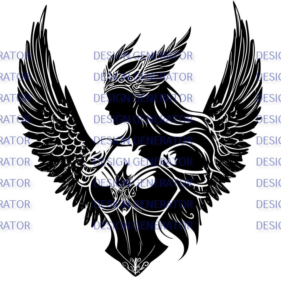 12 Valkyrie SVG and PNG Bundle – Norse Warrior Goddess Digital Files ...