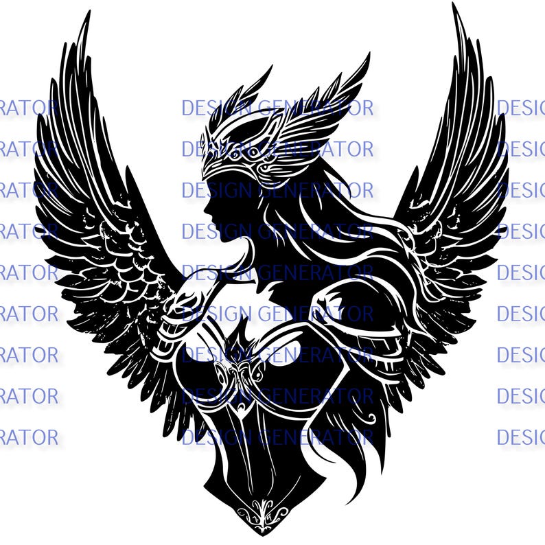 12 Valkyrie SVG and PNG Bundle – Norse Warrior Goddess Digital Files ...