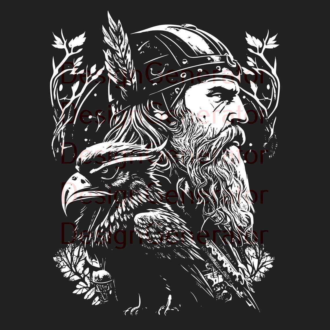 14 Odin SVG and PNG Bundle – Norse God of Wisdom Digital Files for ...