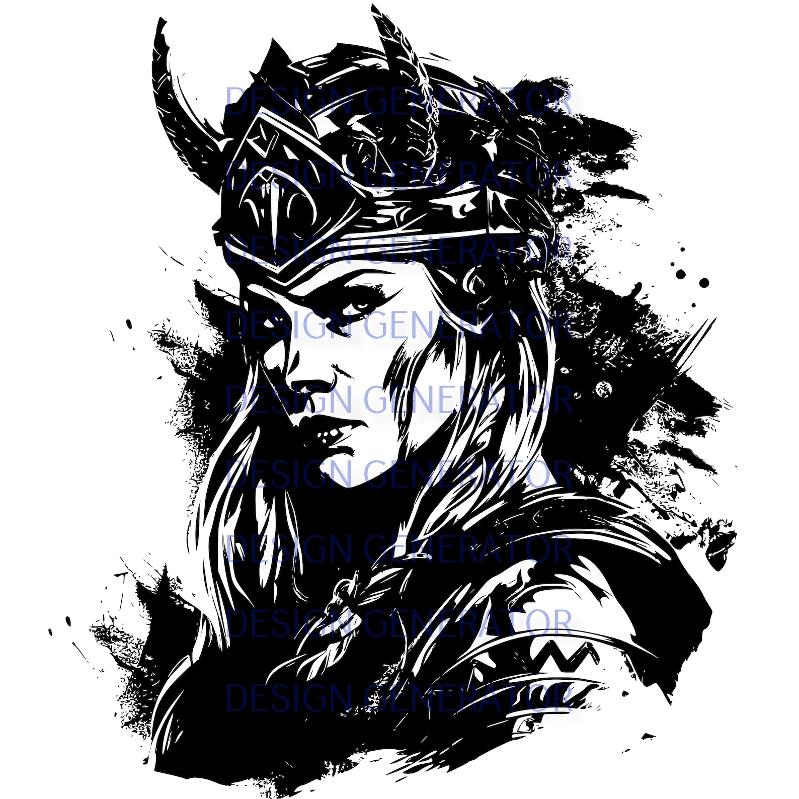 12 Shield Maiden SVG and PNG Bundle – Norse Warrior Woman Digital Files ...