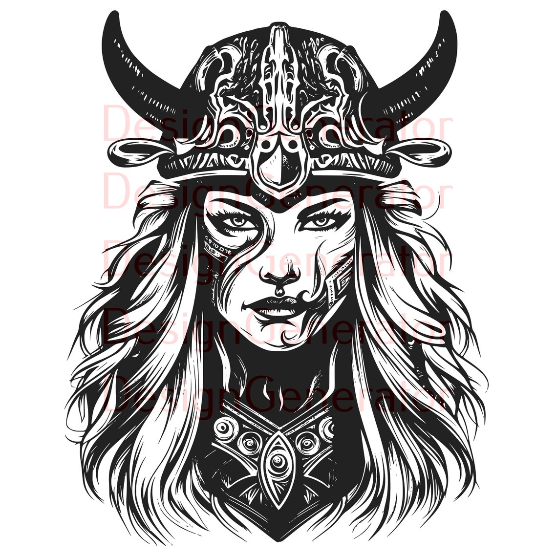 11-female Viking Warrior Svg Bundle,11 Female Viking Warrior Png Bundle ...
