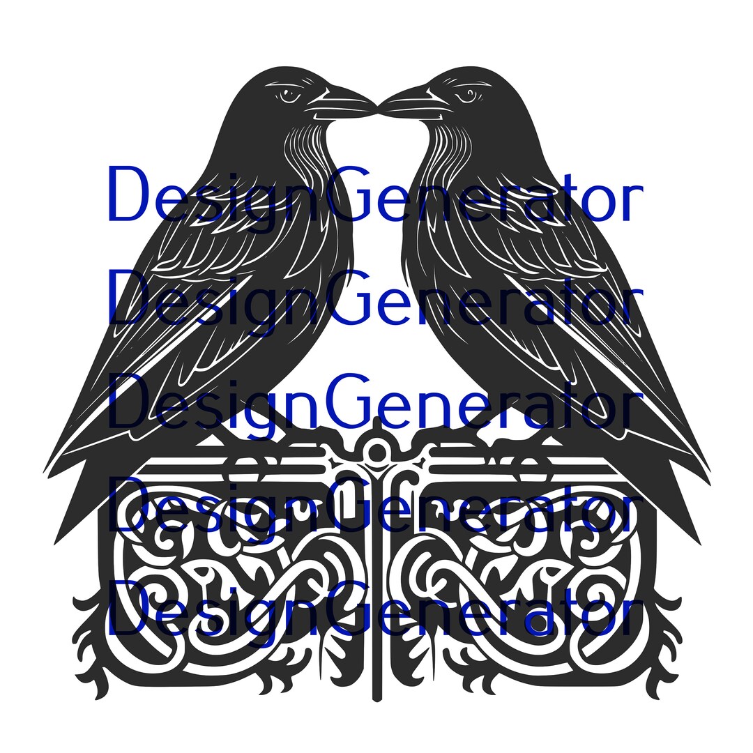 13 Odin's Ravens hugin and Mugin SVG and PNG Bundle - Etsy
