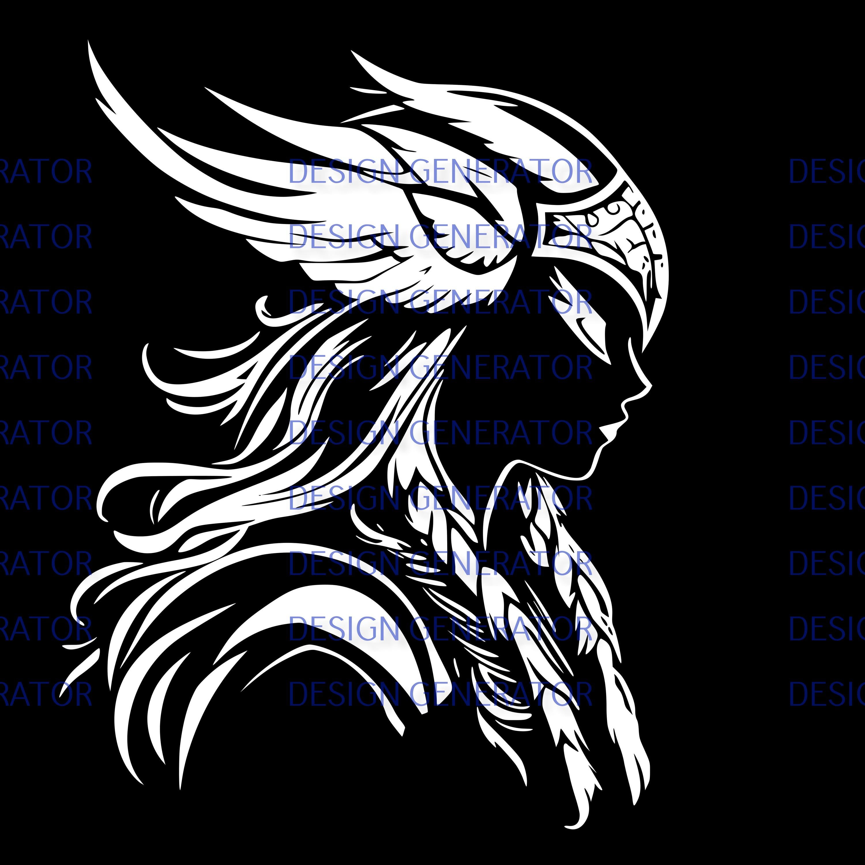 13 Valkyrie SVG and PNG Bundle – Norse Warrior Goddess Digital Files ...