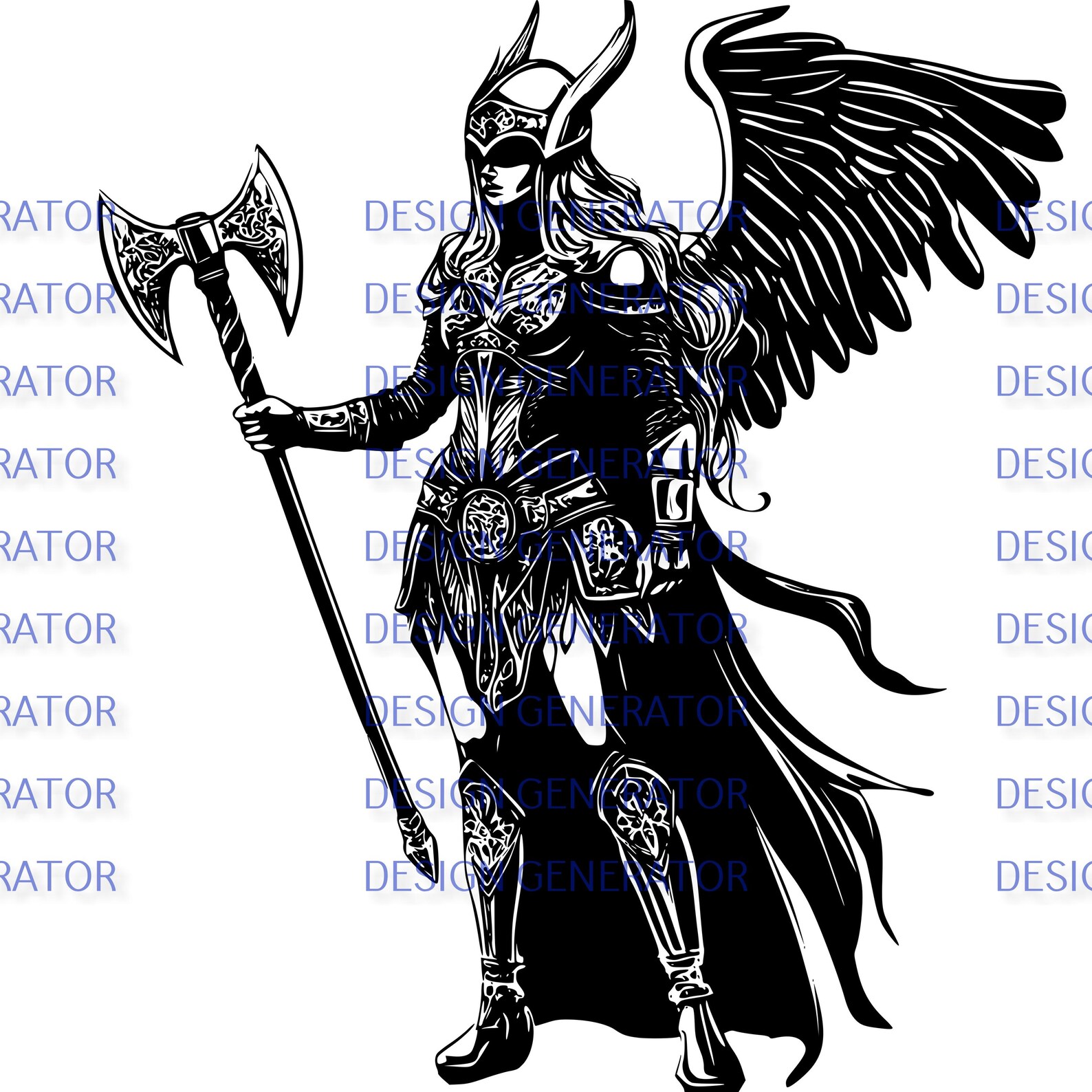 13 Valkyrie SVG and PNG Bundle – Norse Warrior Goddess Digital Files ...