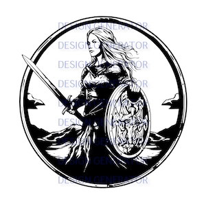12-shield Maiden SVG Bundle, 12-shield Maiden PNG Bundle - Etsy
