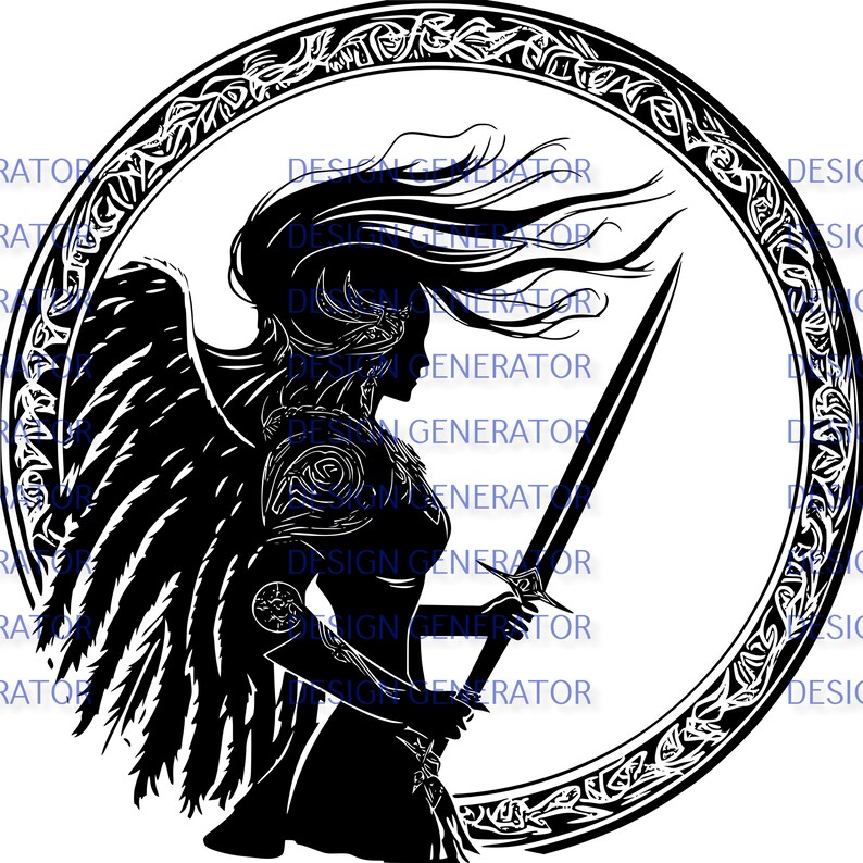 13 Valkyrie SVG and PNG Bundle – Norse Warrior Goddess Digital Files ...