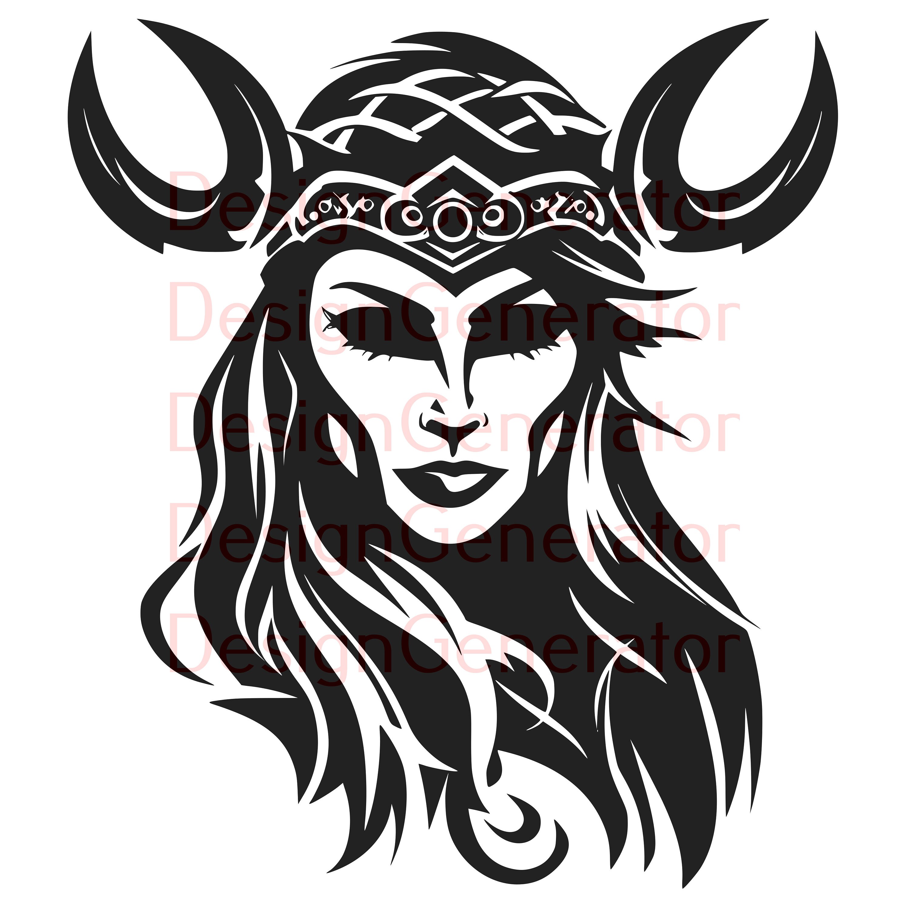 11-female Viking Warrior Svg Bundle11 Female Viking Warrior - Etsy