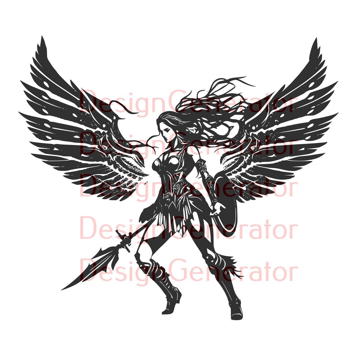 11 Valkyrie SVG and PNG Bundle – Norse Warrior Goddess Digital Files ...