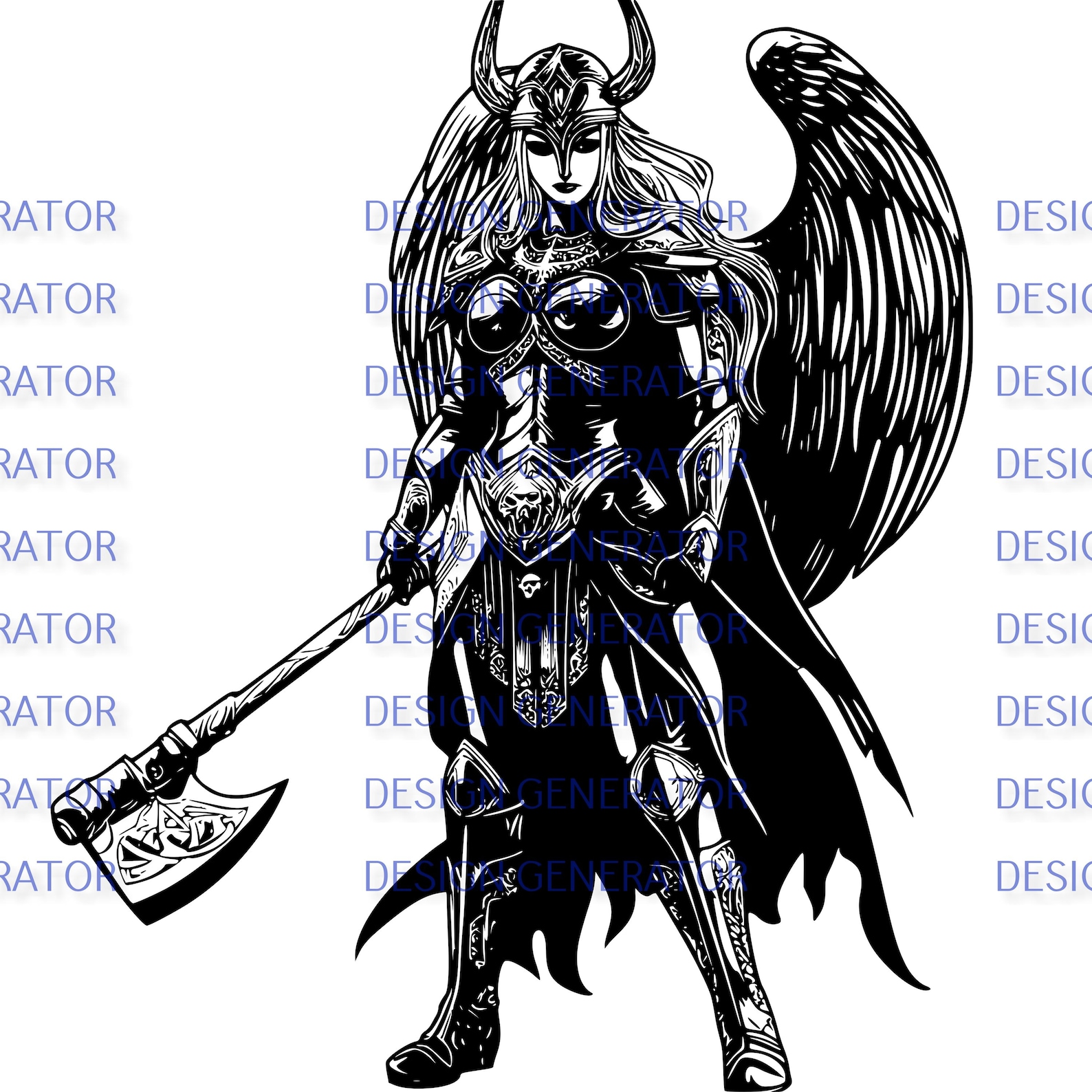 13 Valkyrie SVG and PNG Bundle – Norse Warrior Goddess Digital Files ...