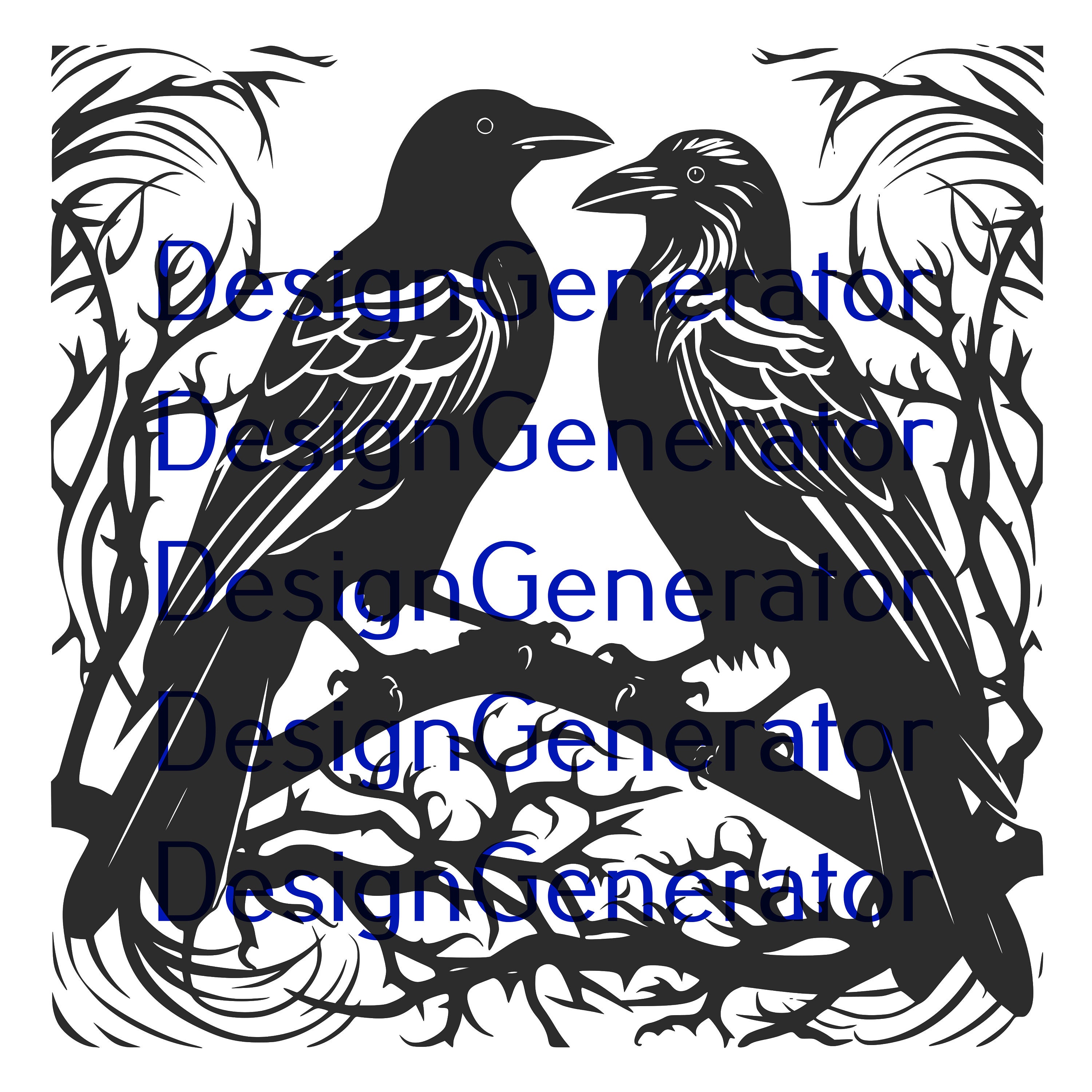 13 Odin's Ravens hugin and Mugin SVG and PNG Bundle - Etsy