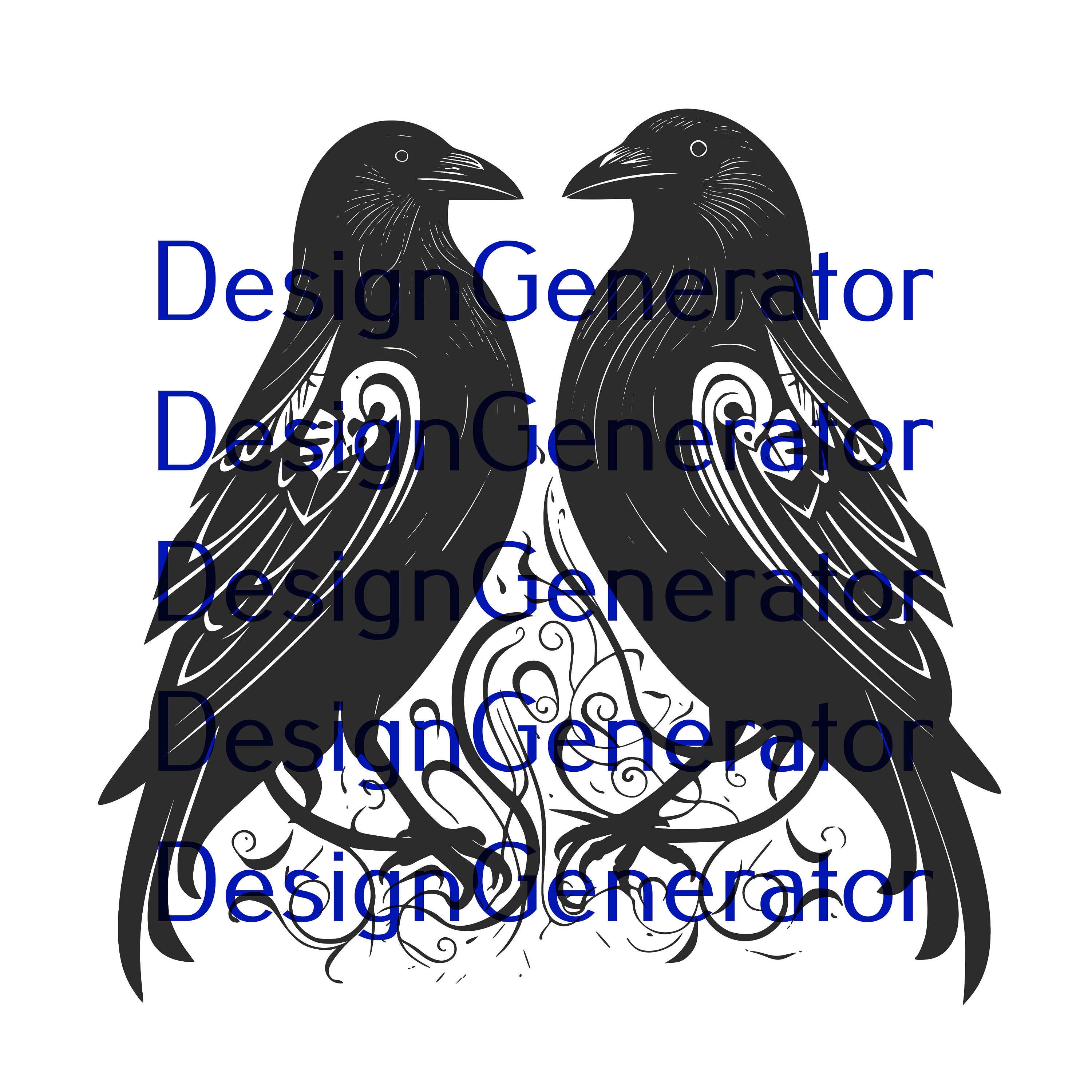 13 Odin's Ravens hugin and Mugin SVG and PNG Bundle - Etsy