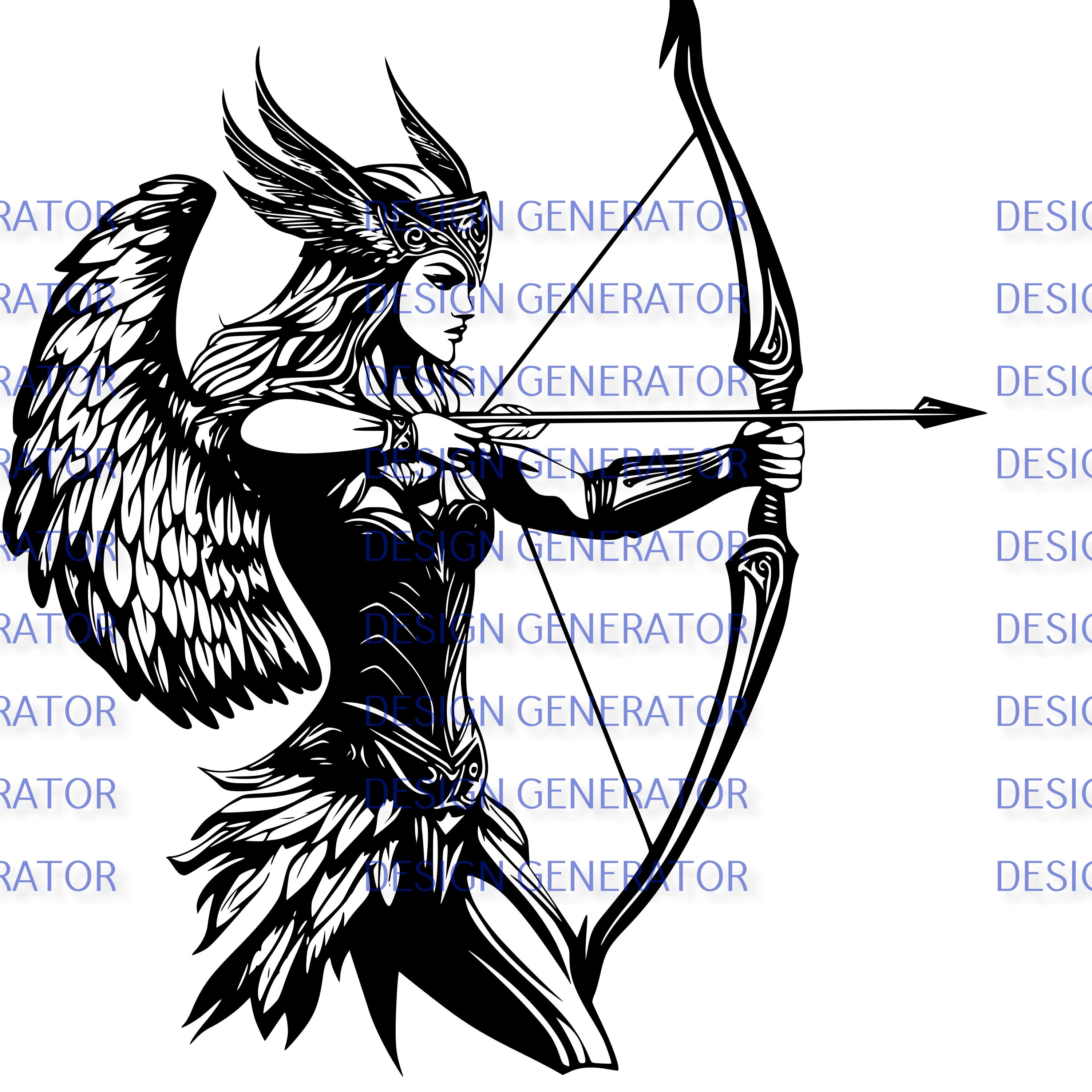 13 Valkyrie SVG and PNG Bundle – Norse Warrior Goddess Digital Files ...