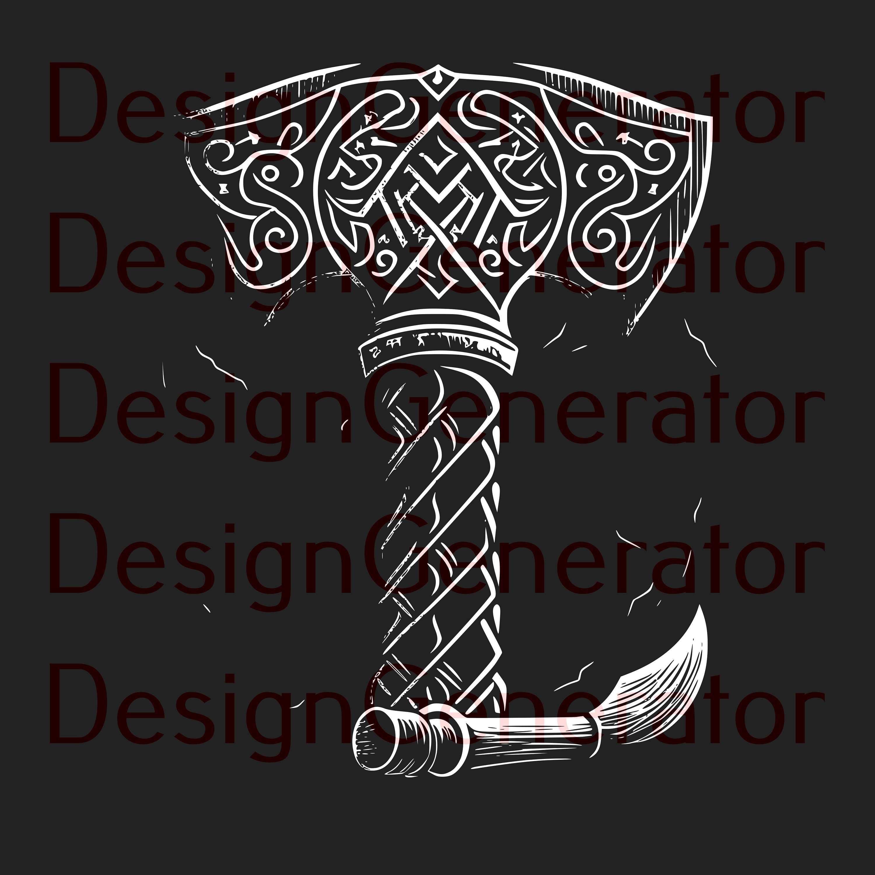 12 Mjolnir SVG and PNG Bundle – Norse Thor's Hammer Digital Files for ...