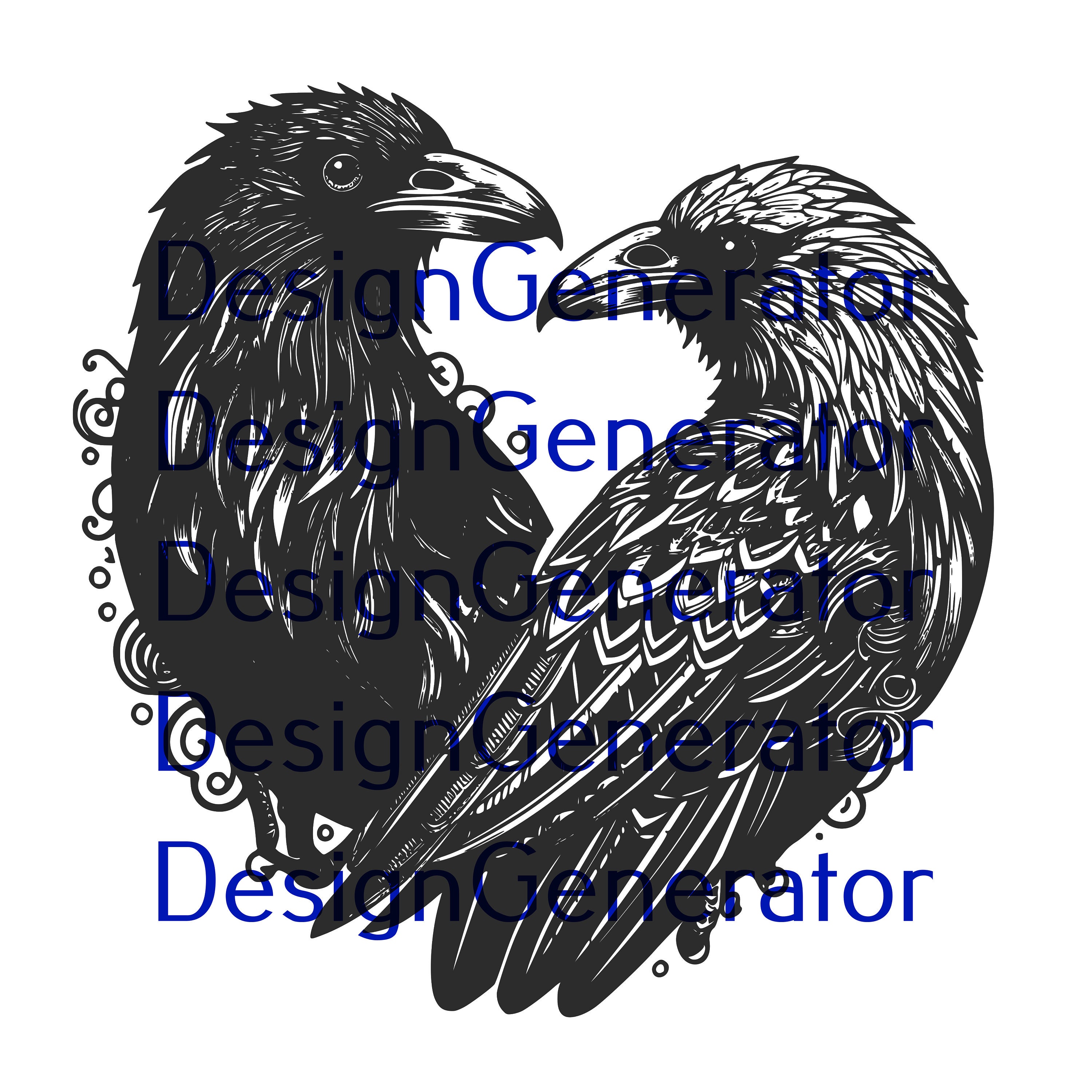 13 Odin's Ravens SVG and PNG Bundle – Hugin and Munin Norse Mythology ...