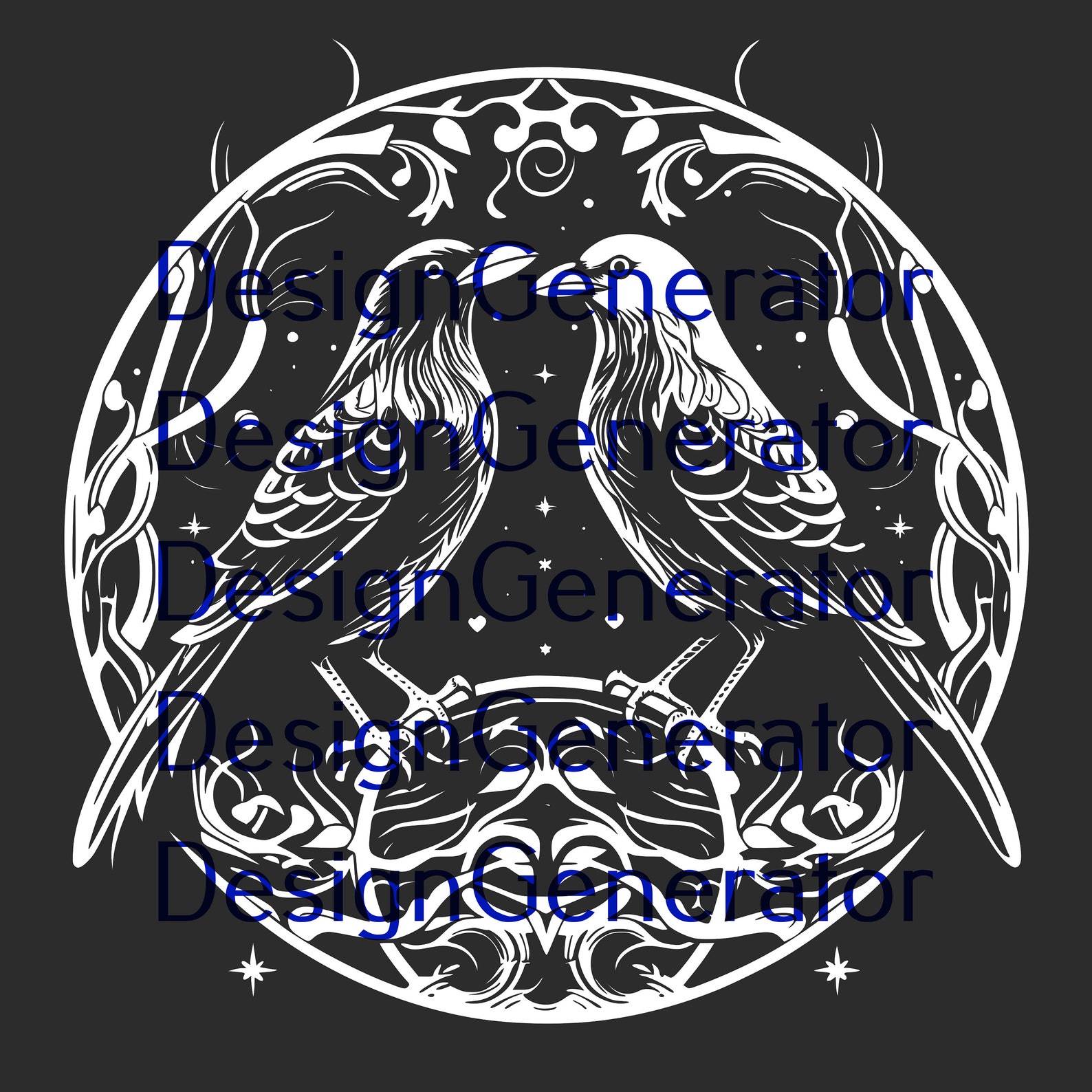 13 Odin's Ravens SVG and PNG Bundle – Hugin and Munin Norse Mythology ...