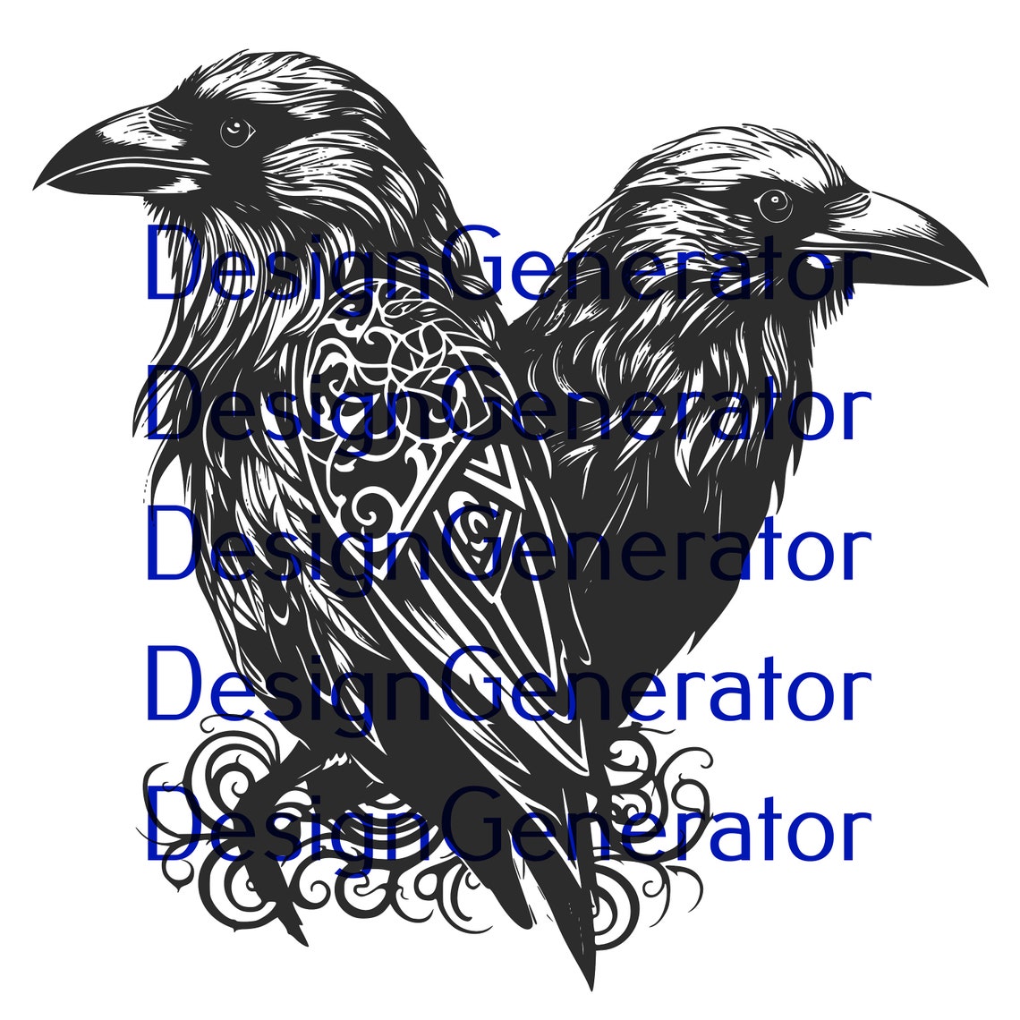 13 Odin's Ravens SVG and PNG Bundle – Hugin and Munin Norse Mythology ...