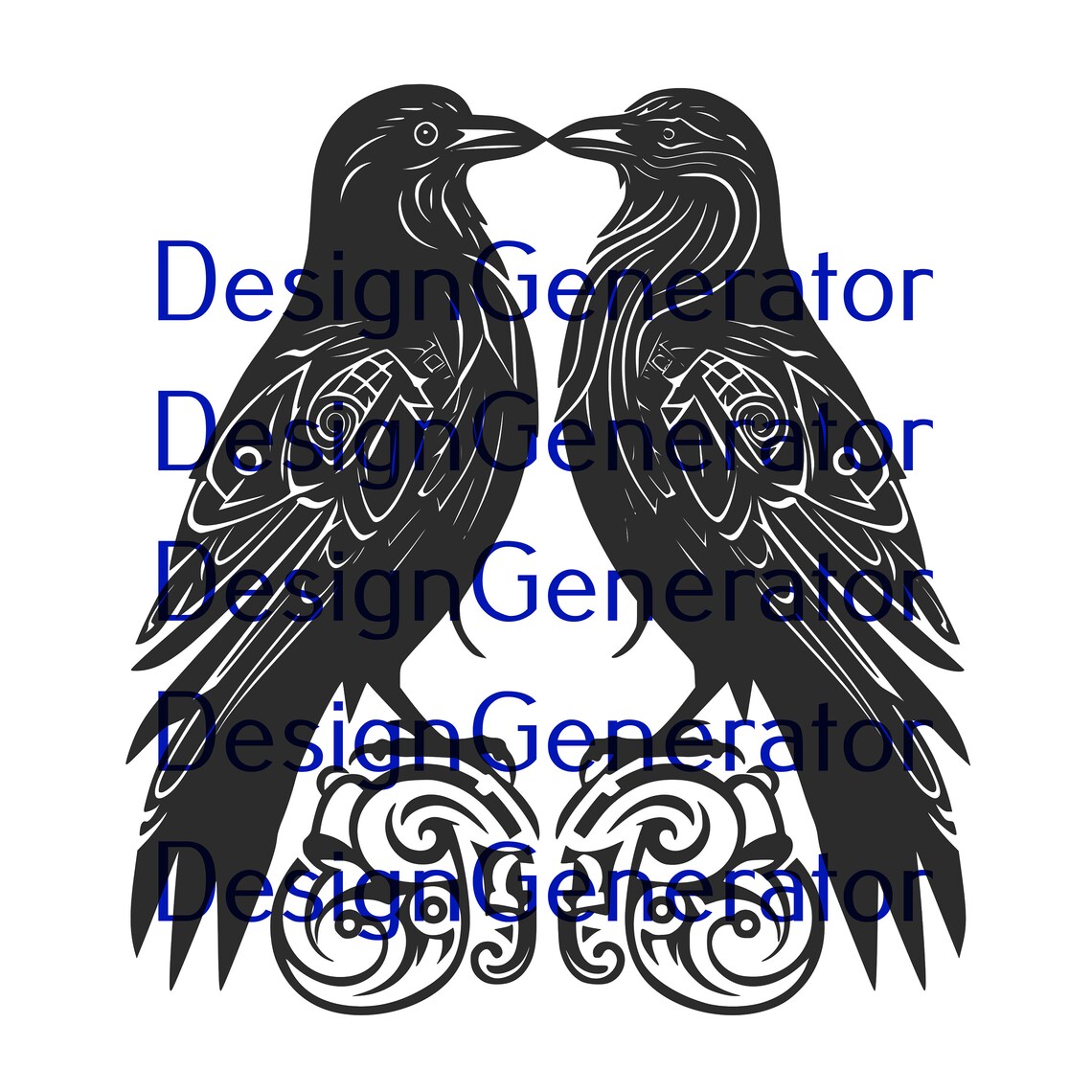 13 Odin's Ravens SVG and PNG Bundle – Hugin and Munin Norse Mythology ...