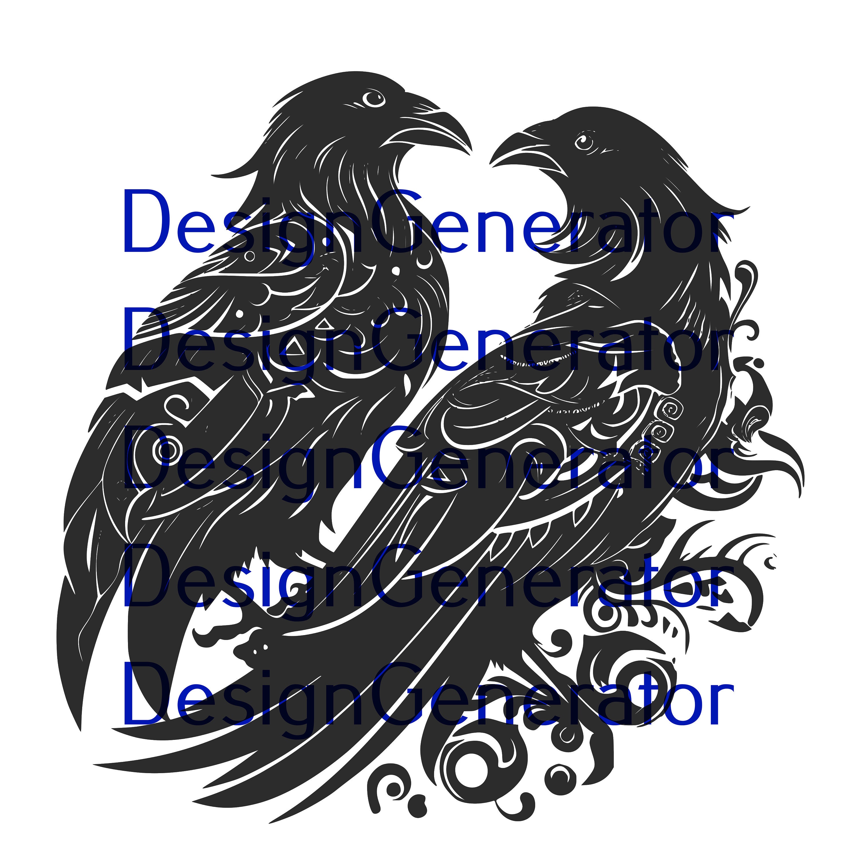 13 Odin's Ravens hugin and Mugin SVG and PNG Bundle - Etsy
