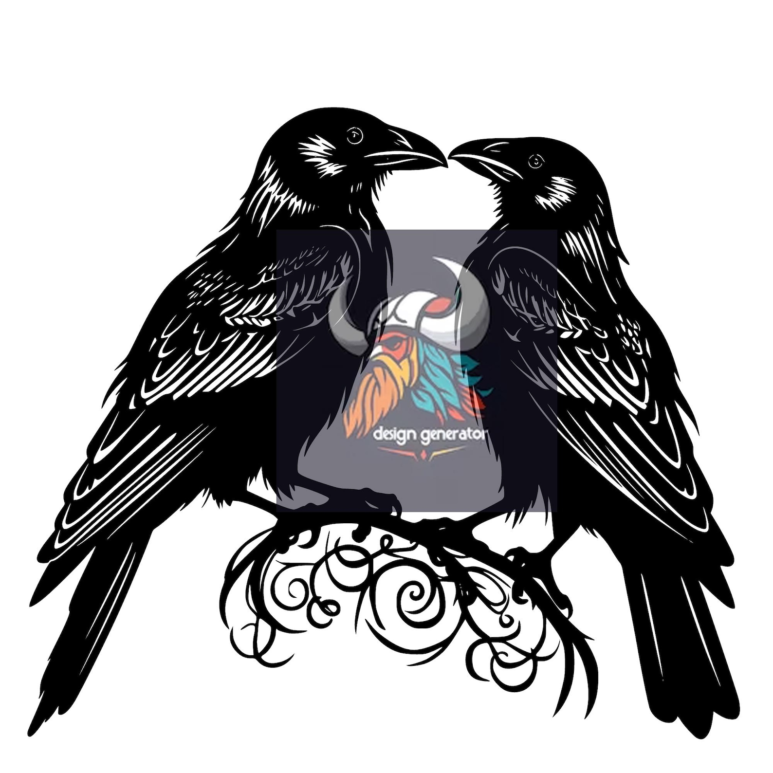 13 Odin's Ravens SVG and PNG Bundle – Hugin and Munin Norse Mythology ...