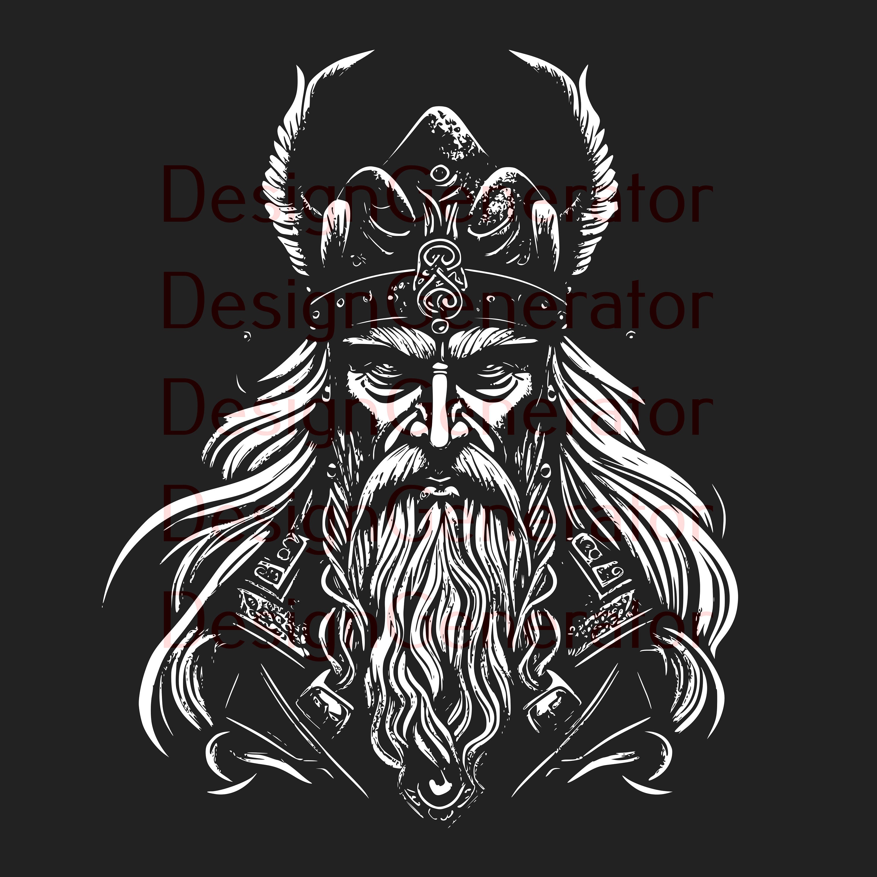 12 Odin SVG and PNG Bundle – Norse God of Wisdom Digital Files for ...