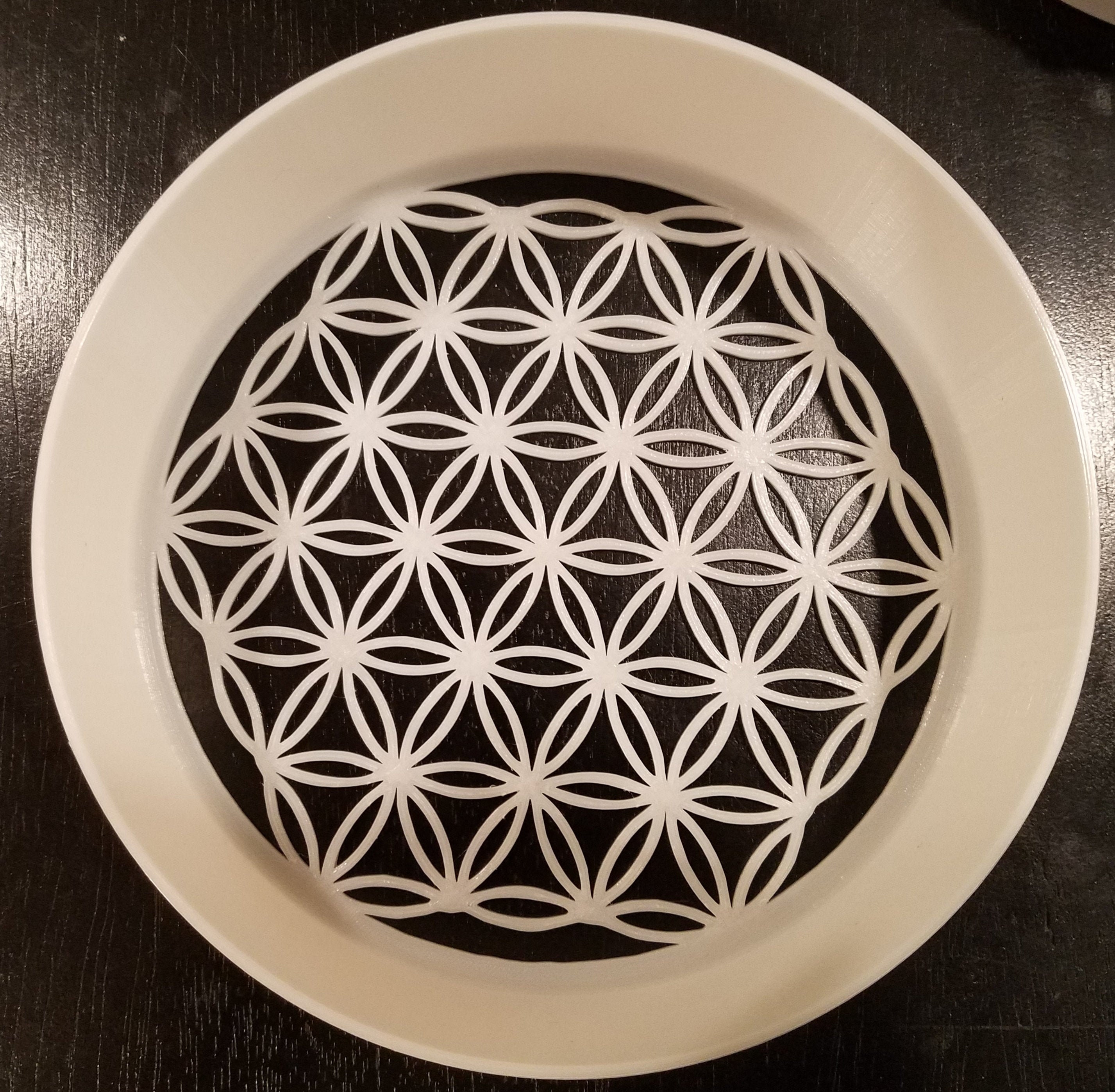 Flower of Life, Flower of Life Tray, Flower of Life Grid, Crystal Grid ...