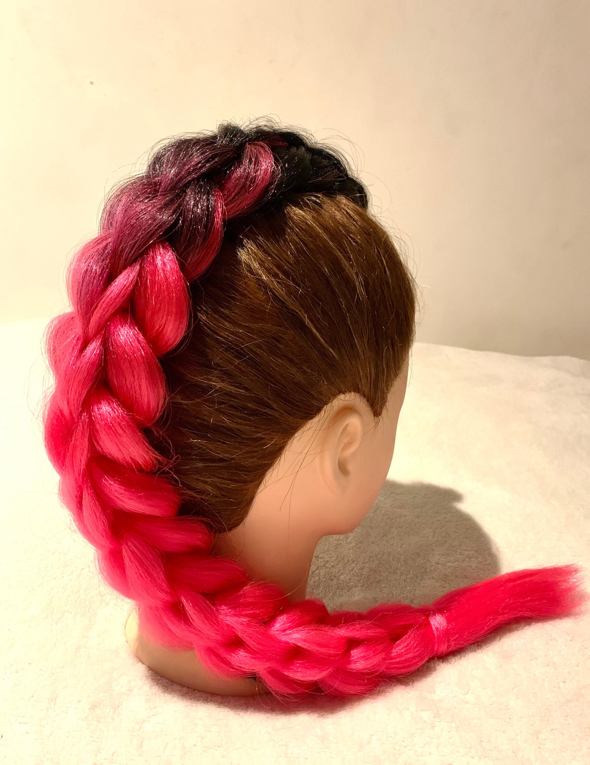 1x Single Handmade 3D Clip in Braid extension & 10 FREE braid | Etsy