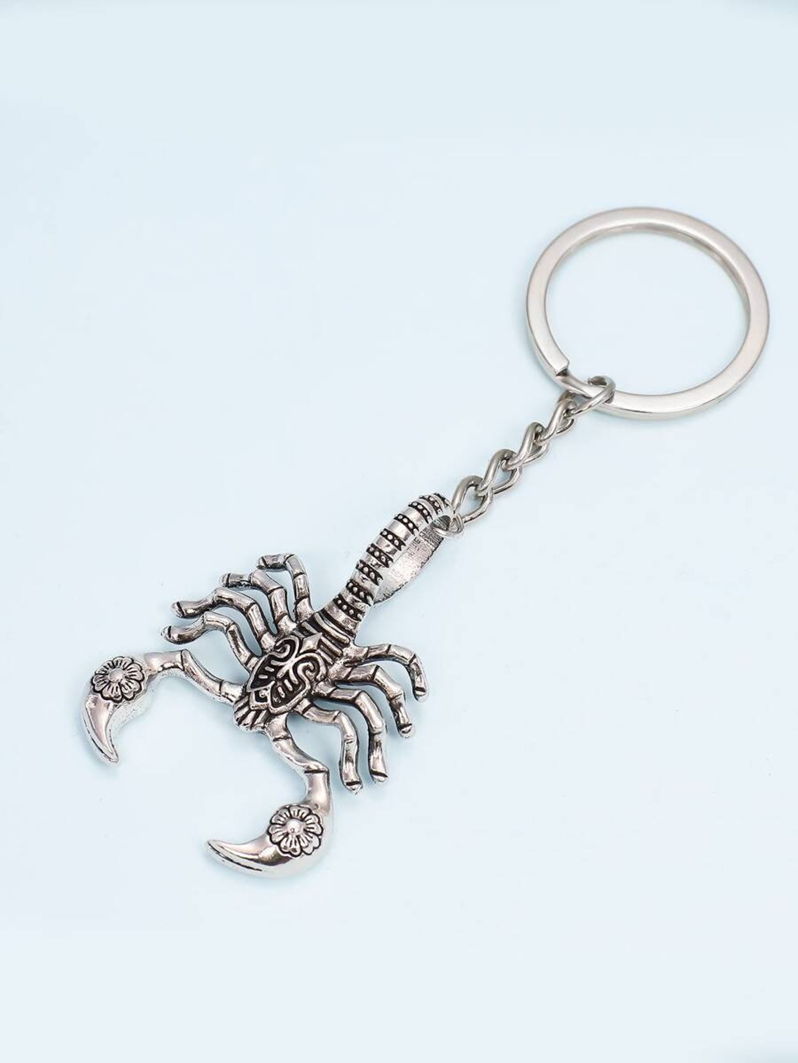 Scorpion chain keychain | Etsy