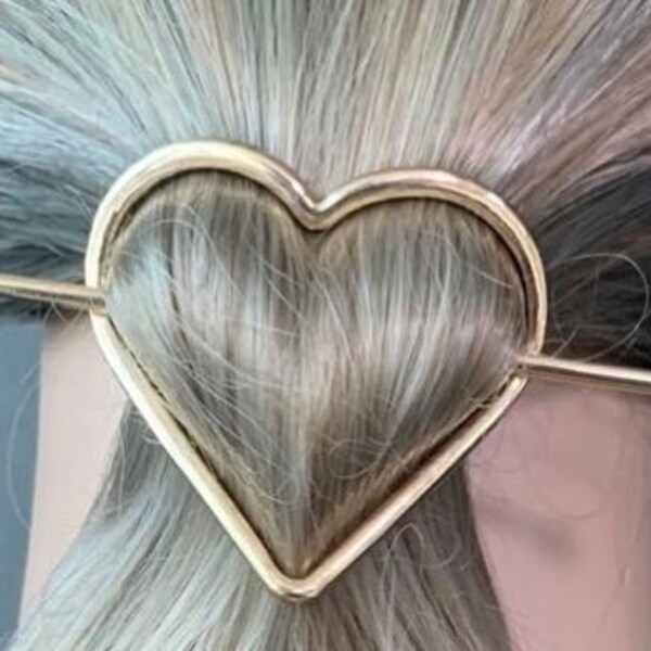Heart Hair Pins - Etsy