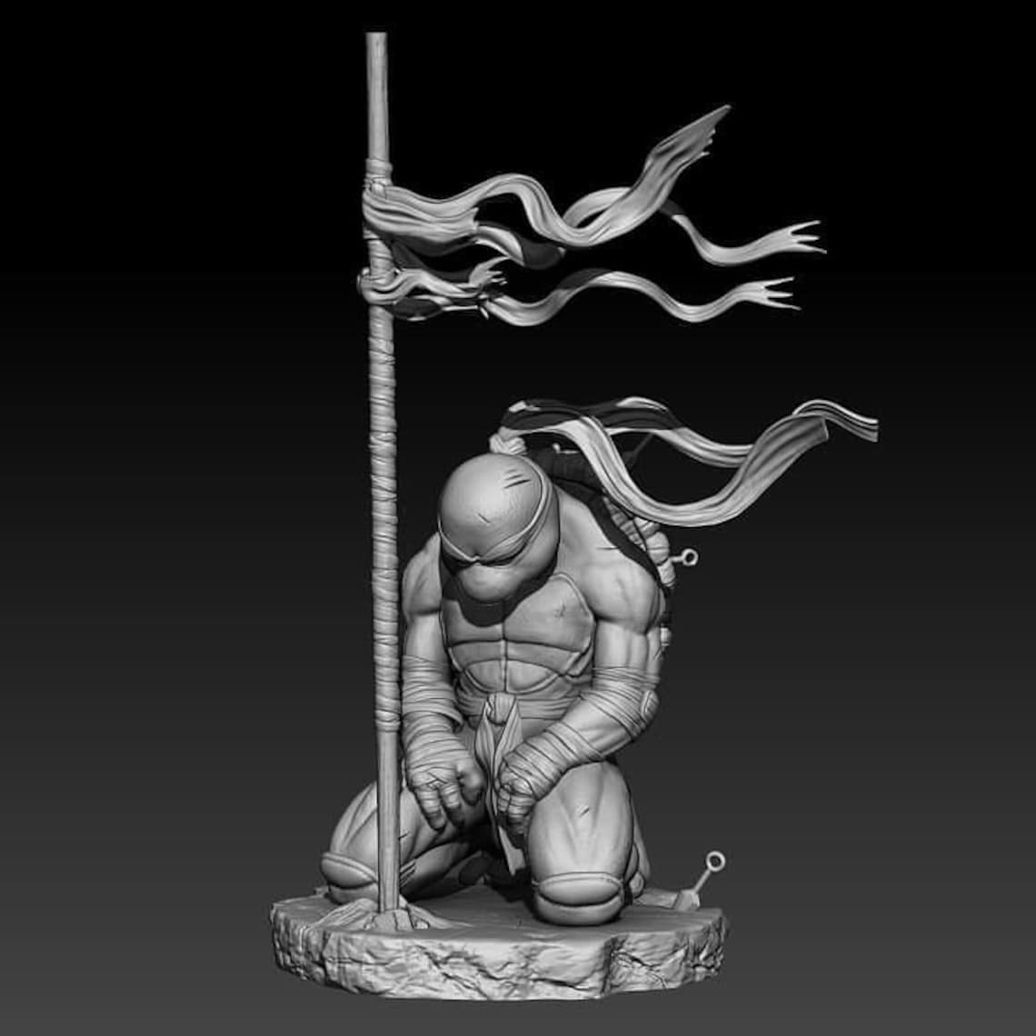 Teenage Mutant Ninja Turtle-donatello 3d imprimir stl archivos | Etsy