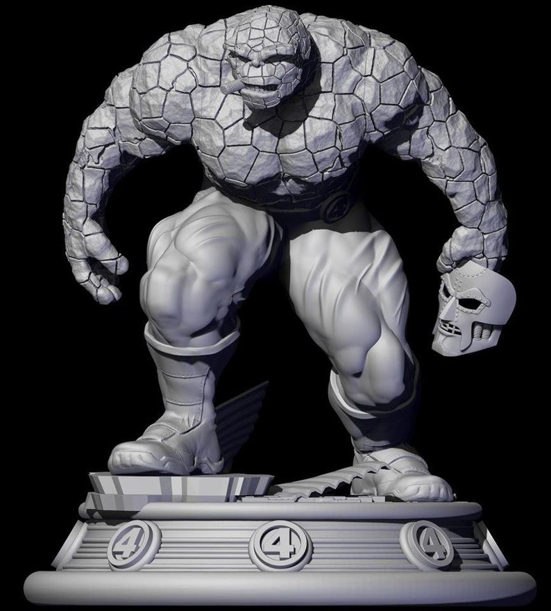 The Thing stl files for 3d printing fantastic 4 | Etsy