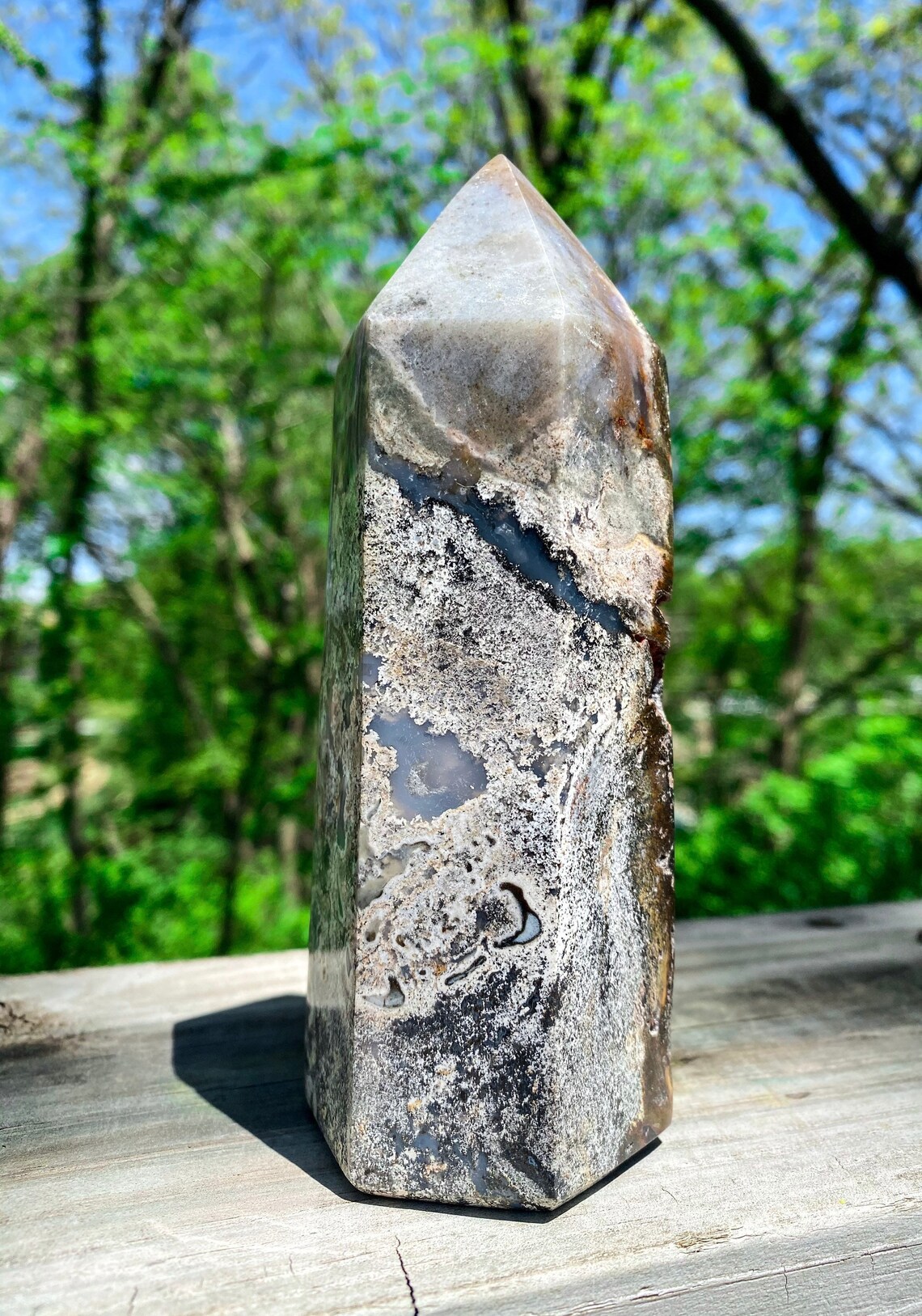 XL Scenic Ocean Jasper Tower - Etsy