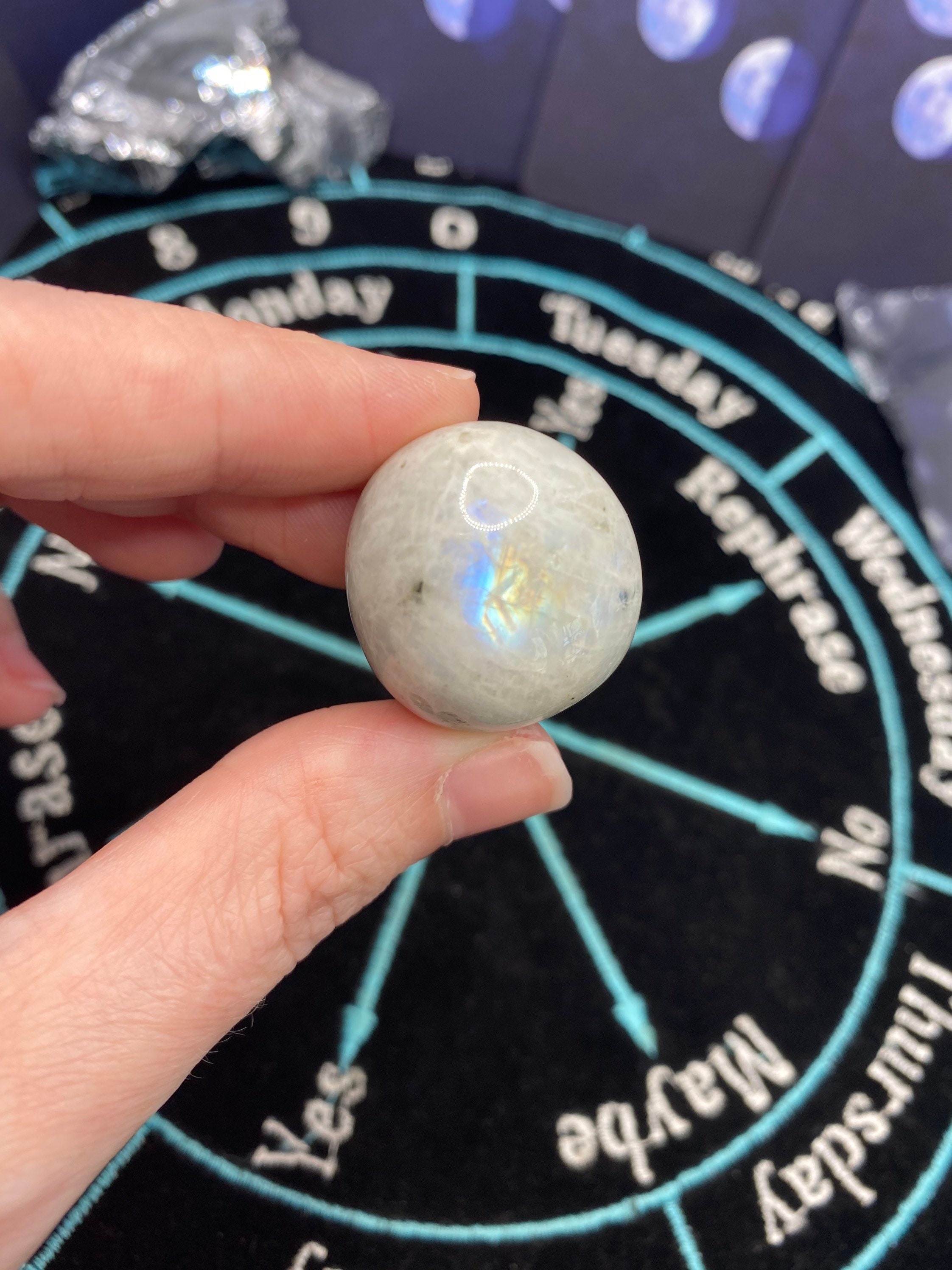 Flashy Rainbow Moonstone Tumbles 2 Sizes - Etsy