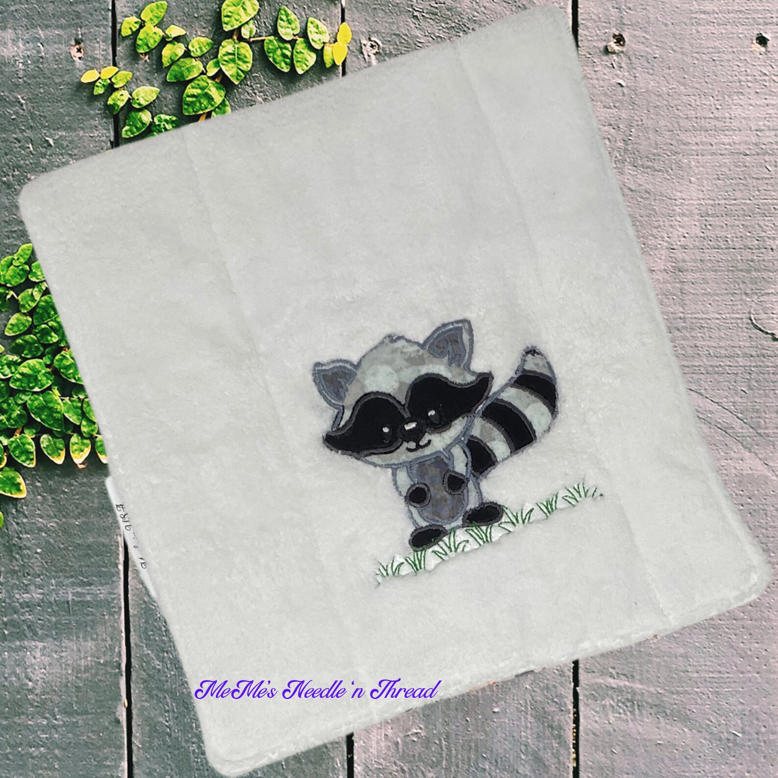 Woodland Animal Burp Cloths, Fox, Raccoon, Deer, Can Be Personalized ...