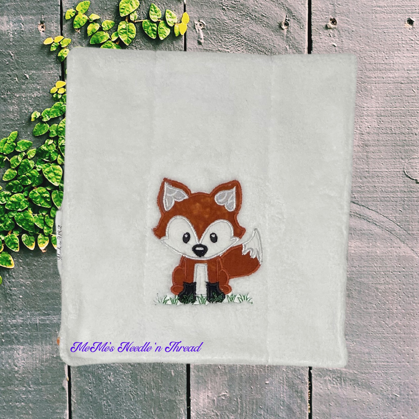 Woodland Animal Burp Cloths, Fox, Raccoon, Deer, Can Be Personalized ...