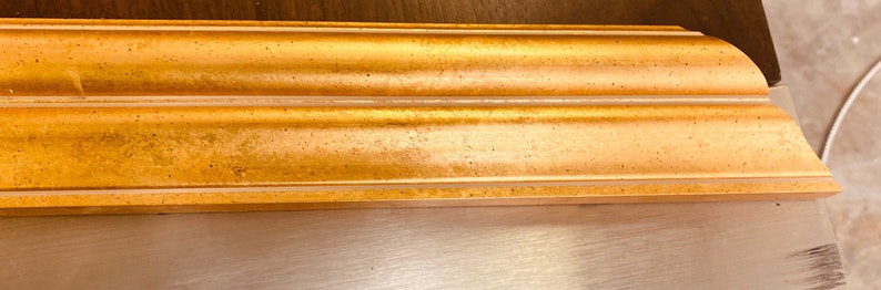 Custom Classic Style Bright Gold Frame Picture Frame Art | Etsy