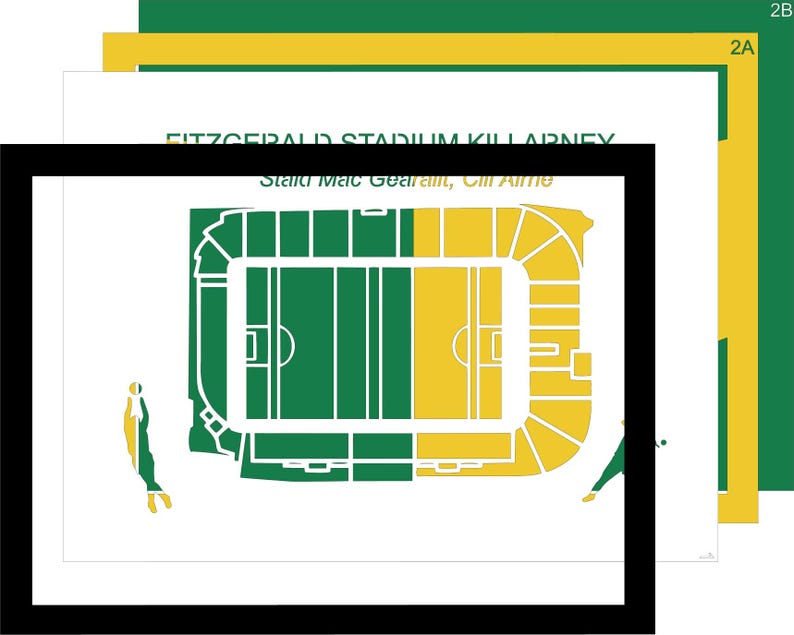 Fitzgerald Stadium Killarney Paper Cut Lightbox SVG, Cricut Silhouette ...