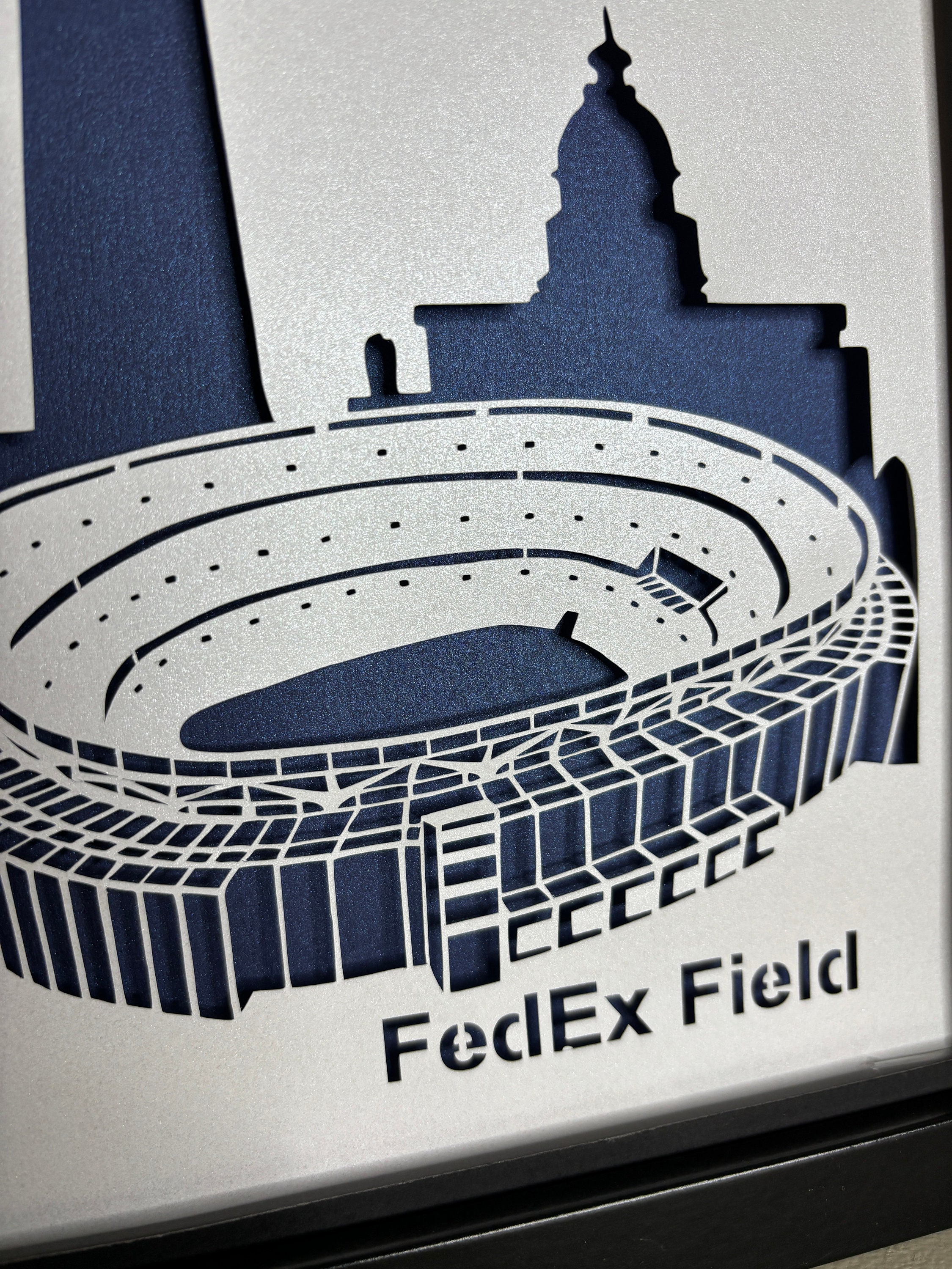 Fedex Field Stadium Landover Maryland Shadow Box SVG Cut Files for ...