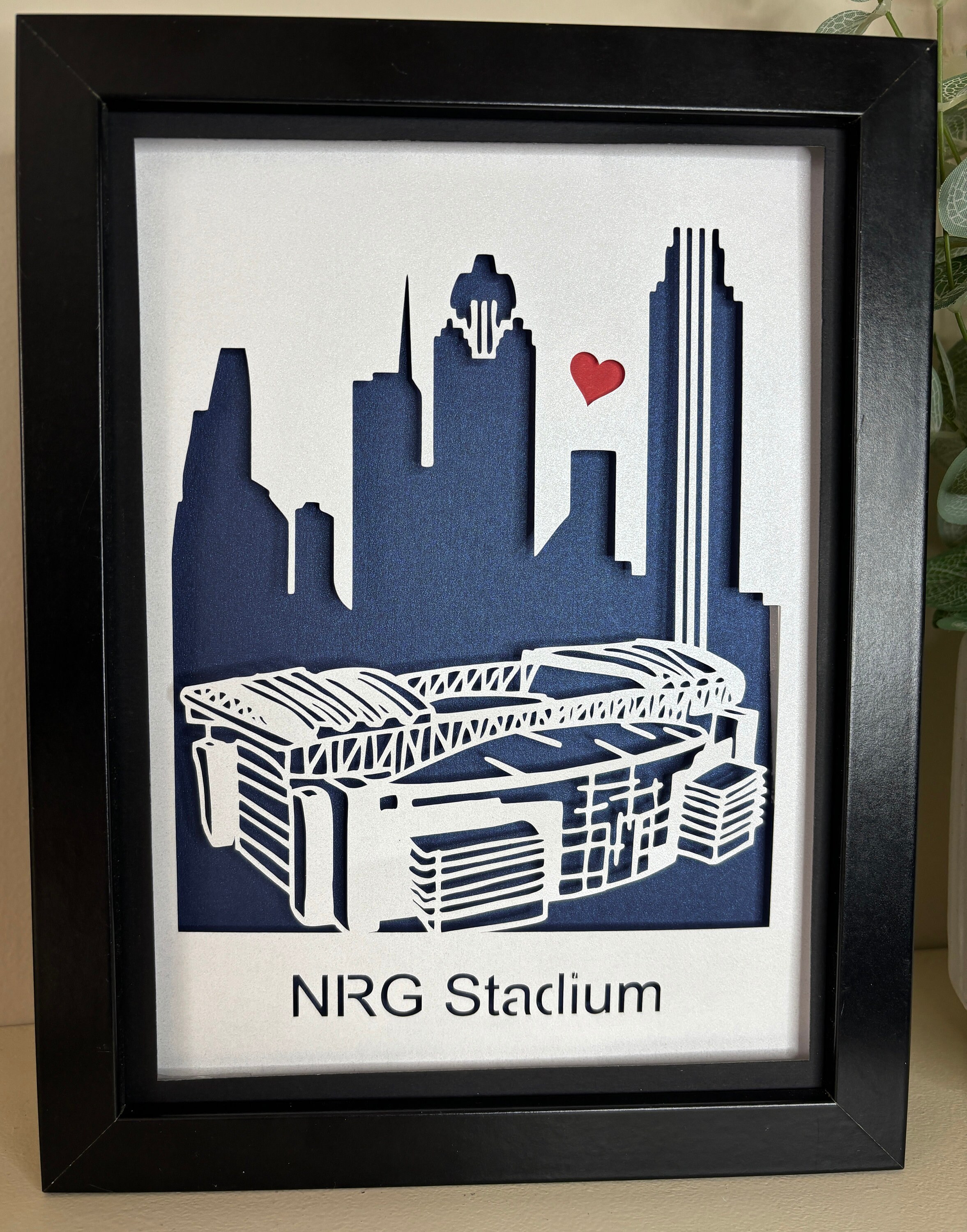 NRG Stadium Houston Texas Shadow Box SVG Cut Files for Cricut, Brother ...