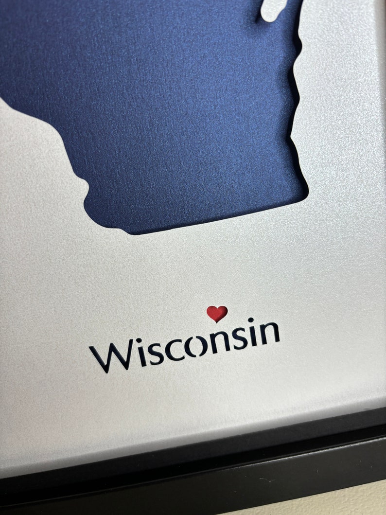 Wisconsin State Shadow Box SVG Cut Files for Cricut, Brother, Laser or ...