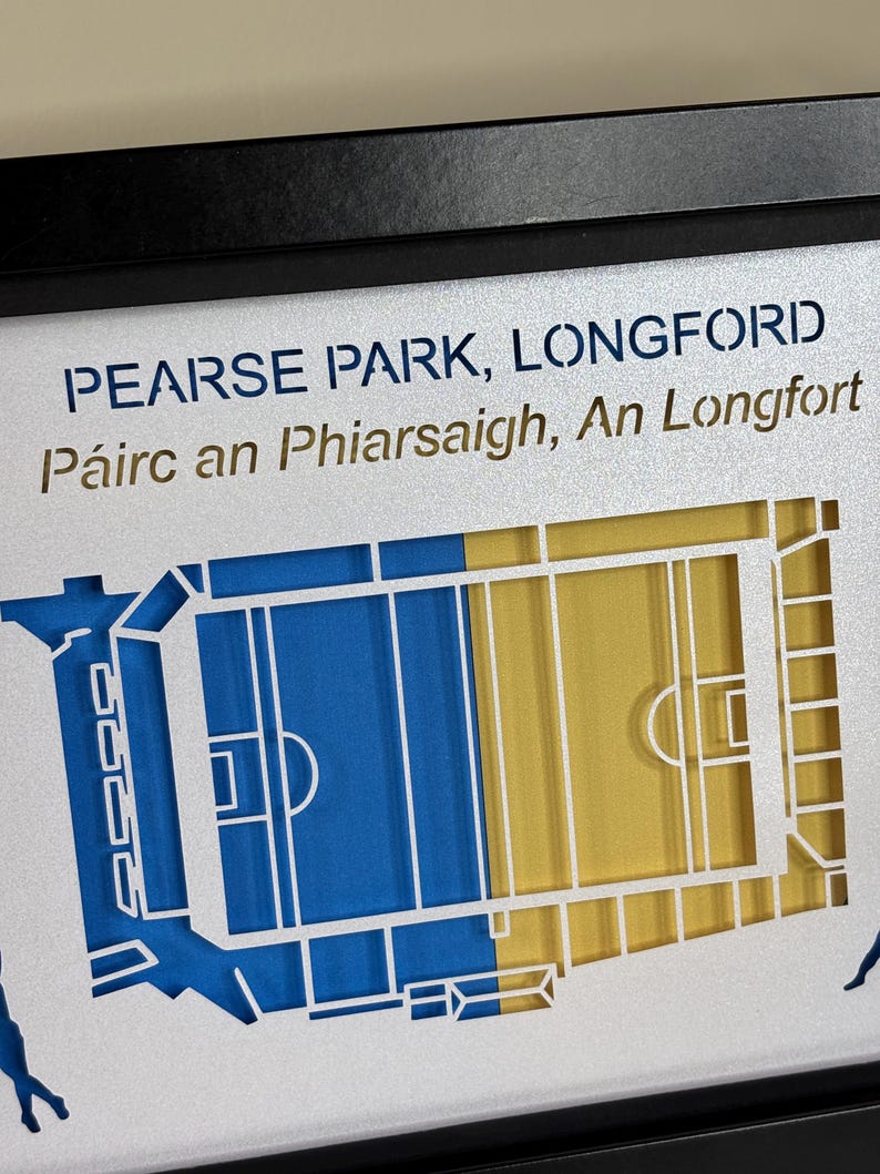 Pearse Park Stadium 3D Shadow Box SVG, Paper Cut Lightbox (digital ...