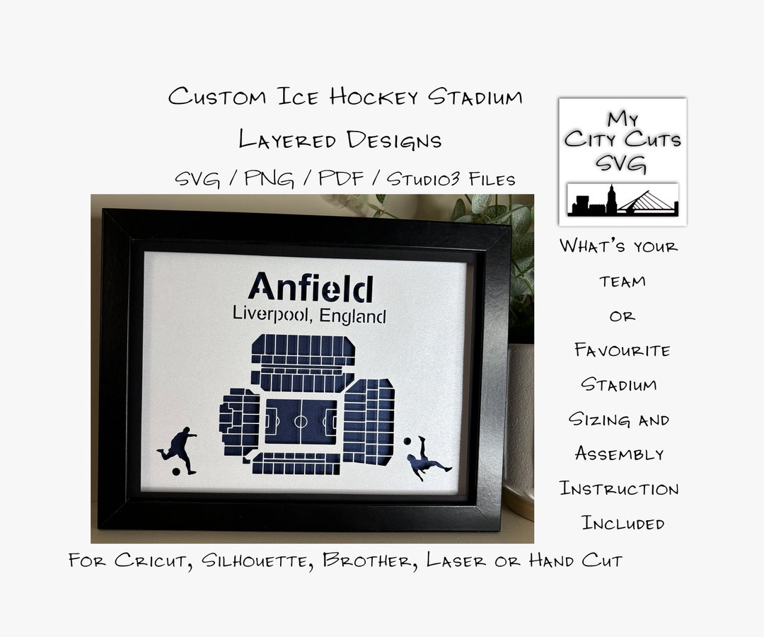 Custom Order Soccer Stadium Cut Files for Cricut, Silhouette, Laser or ...