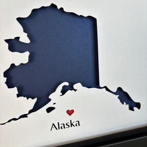 Paper Cut Shadow Box 3D Lightbox SVG PNG Alaska State Cricut Silhouette ...