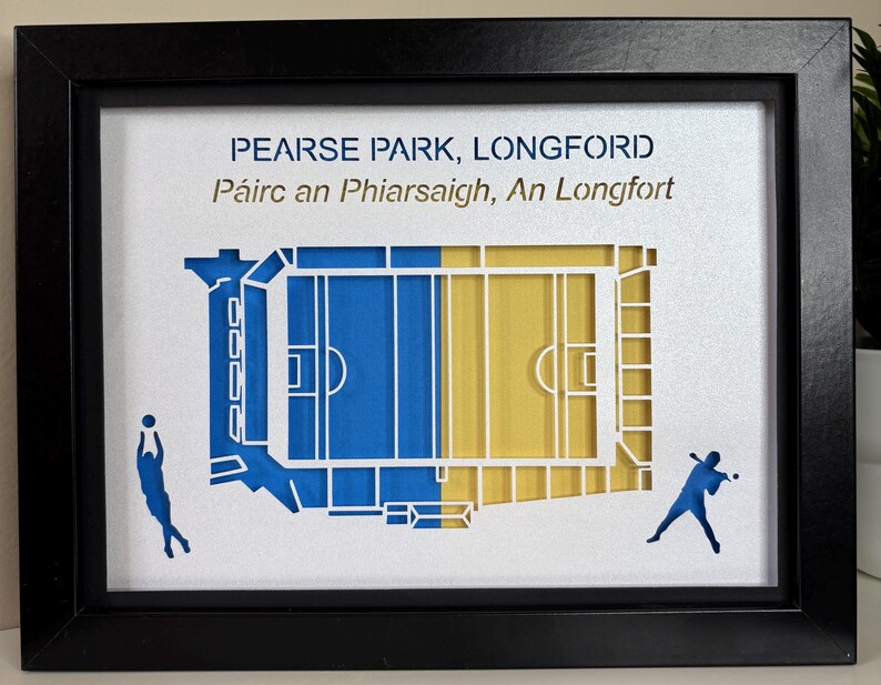 Pearse Park Stadium 3D Shadow Box SVG, Paper Cut Lightbox (digital ...