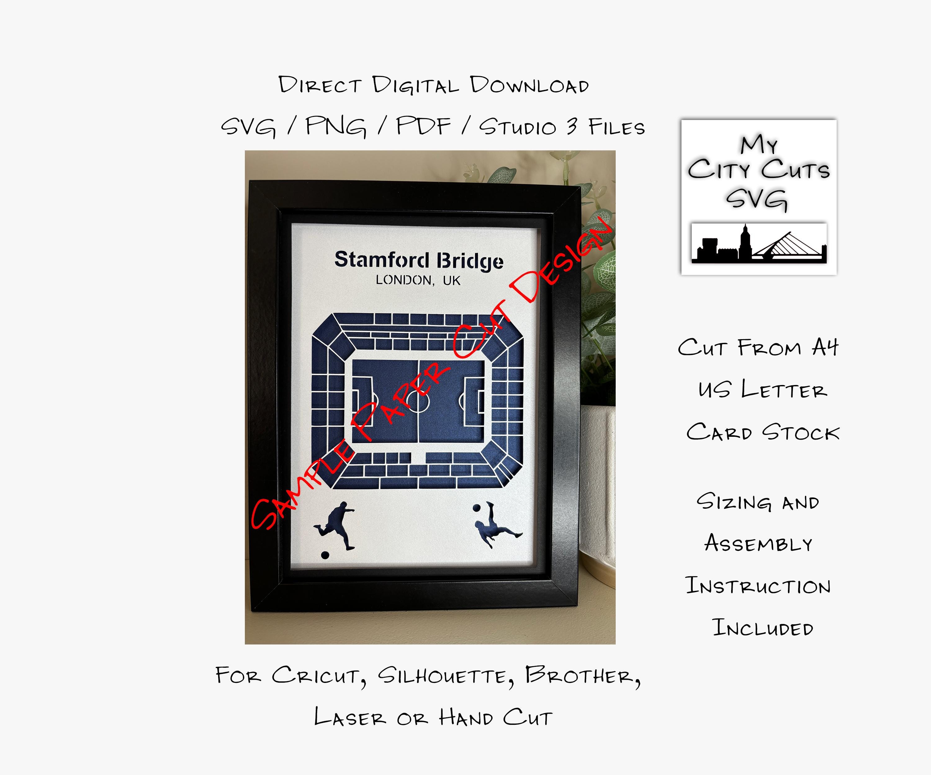Arrowhead Stadium 3D Paper Cut Shadow Box (digital Download) - Etsy