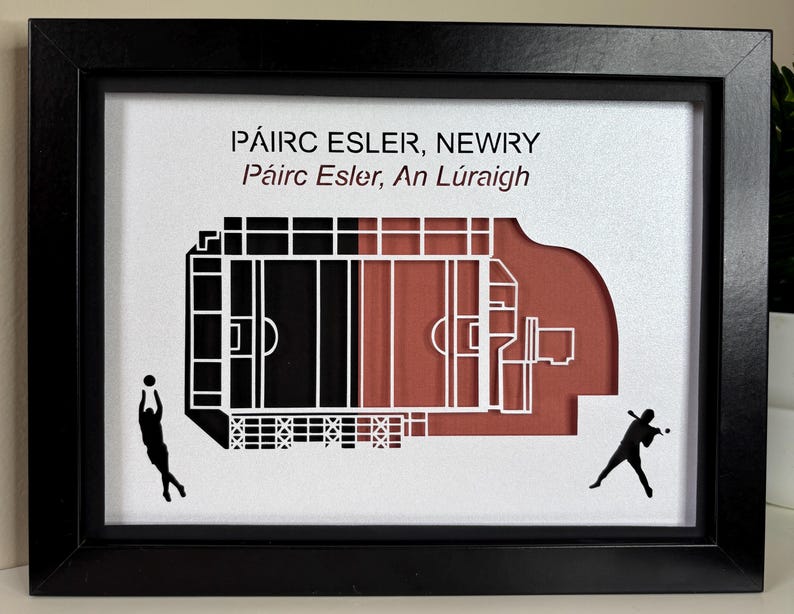 Pairc Esler GAA Stadium Paper Cut Lightbox SVG (digital Download) - Etsy