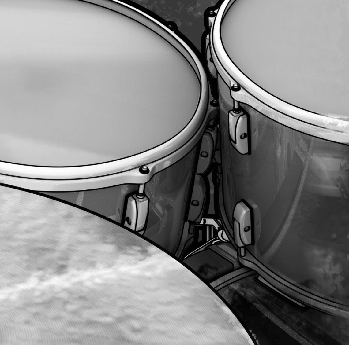 Chuck Keeping - Big Wreck - Portrait Square - Download ONLY - Etsy