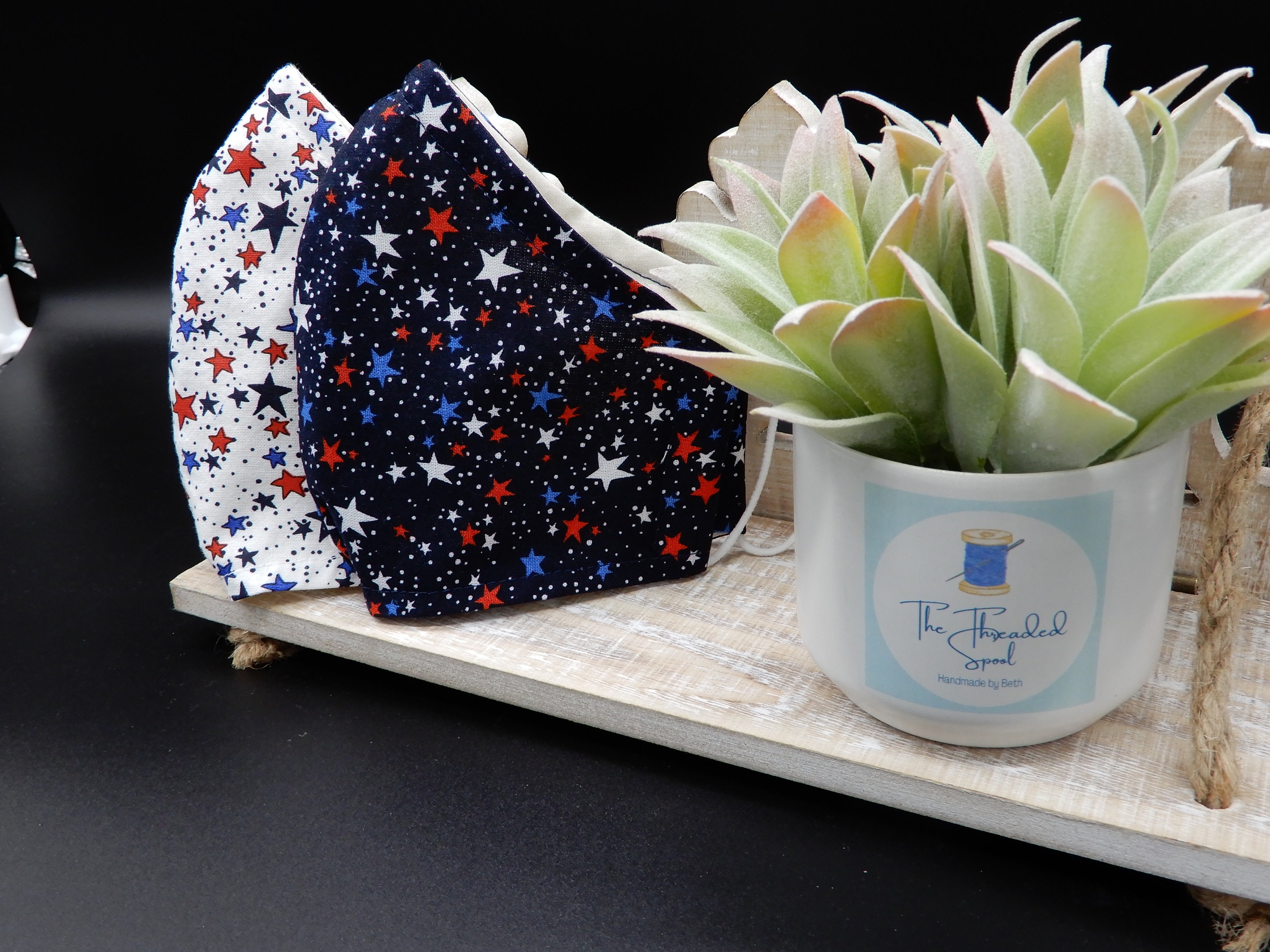 Patriotic Face Mask USA Face Mask Americana Face Mask July 4th - Etsy